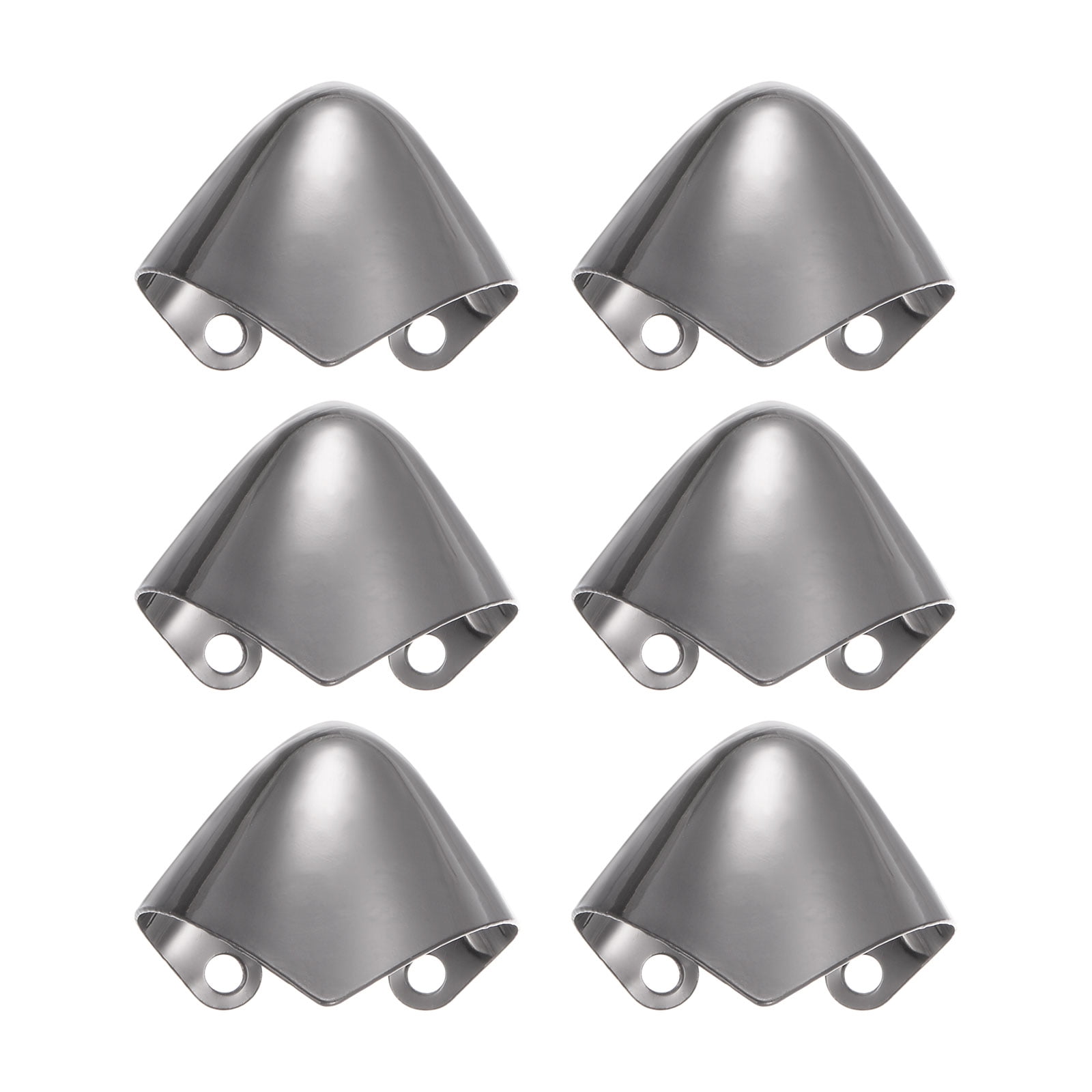 Uxcell 3pair Shoes Pointed Protector 0.98"x1.18"x0.94" Metal Women Toe ...
