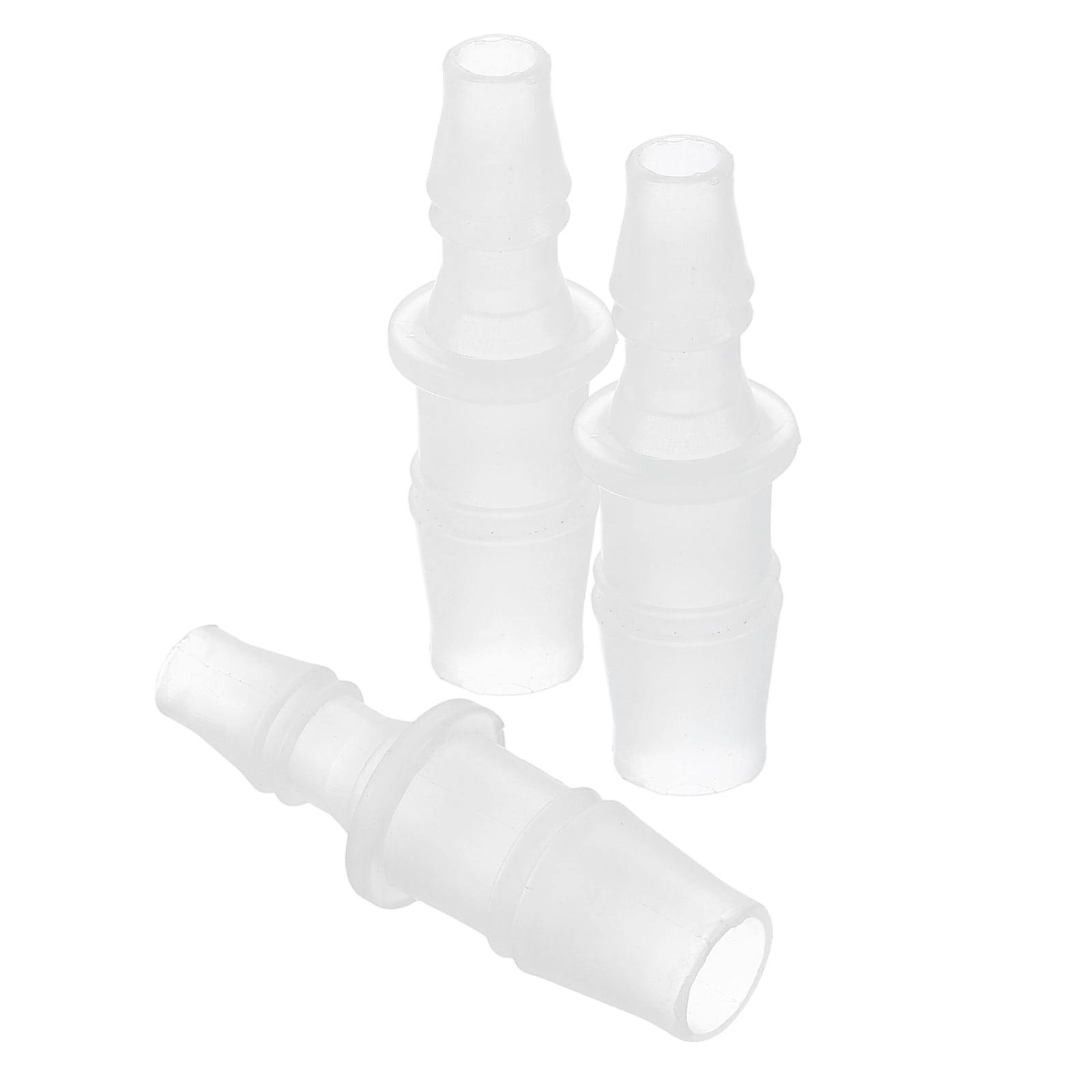 Uxcell 3pcs 1/4" to 3/8" Plastic Hose Barb Fitting Splicer for Garden ...