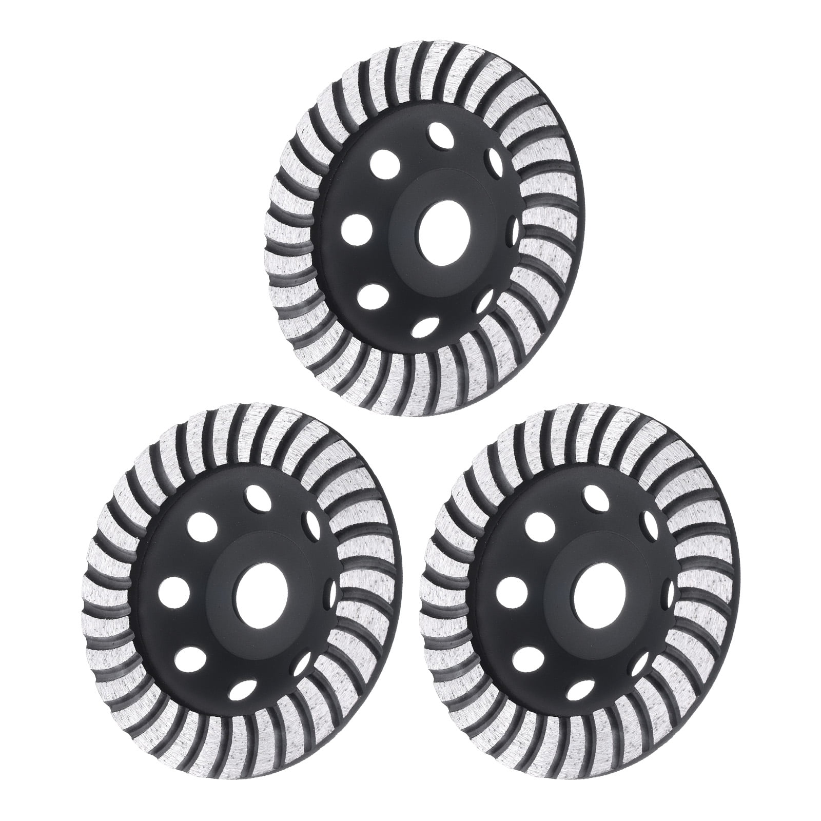 Uxcell 3pcs 5 Inch Concrete Grinding Wheels 7/8 Inch Arbor Grinding Cup ...