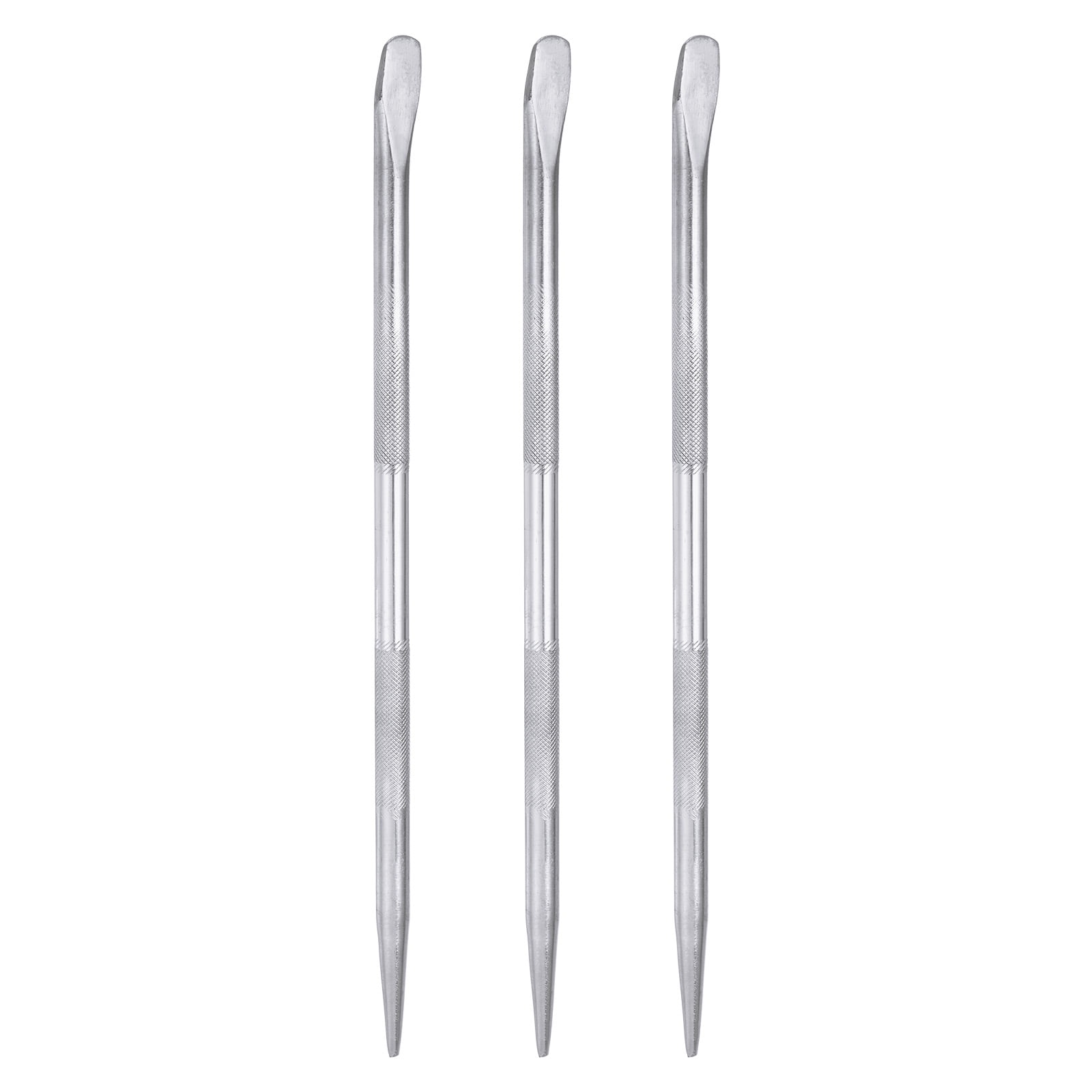 Uxcell 3pcs Aligning Pry Bar 19" Length Round Crowbar Sleever Bar with ...