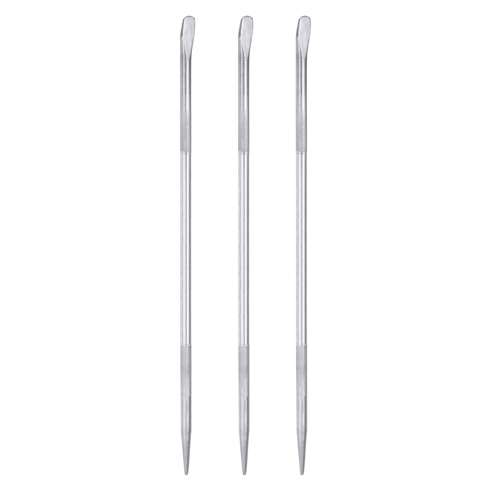 Uxcell 3pcs Aligning Pry Bar 26" Length Round Crowbar Sleever Bar with ...