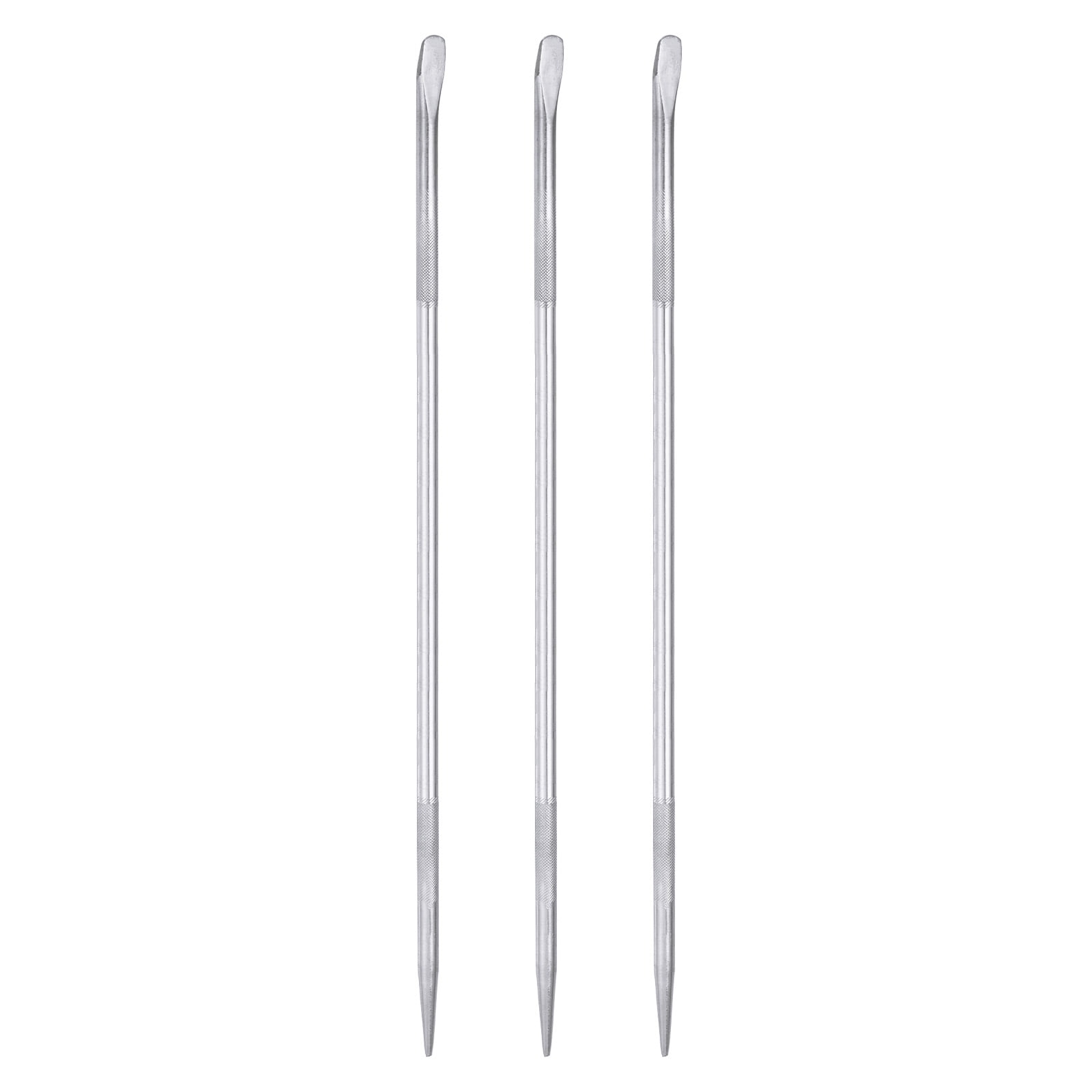 Uxcell 3pcs Aligning Pry Bar 30" Length Round Crowbar Sleever Bar with ...