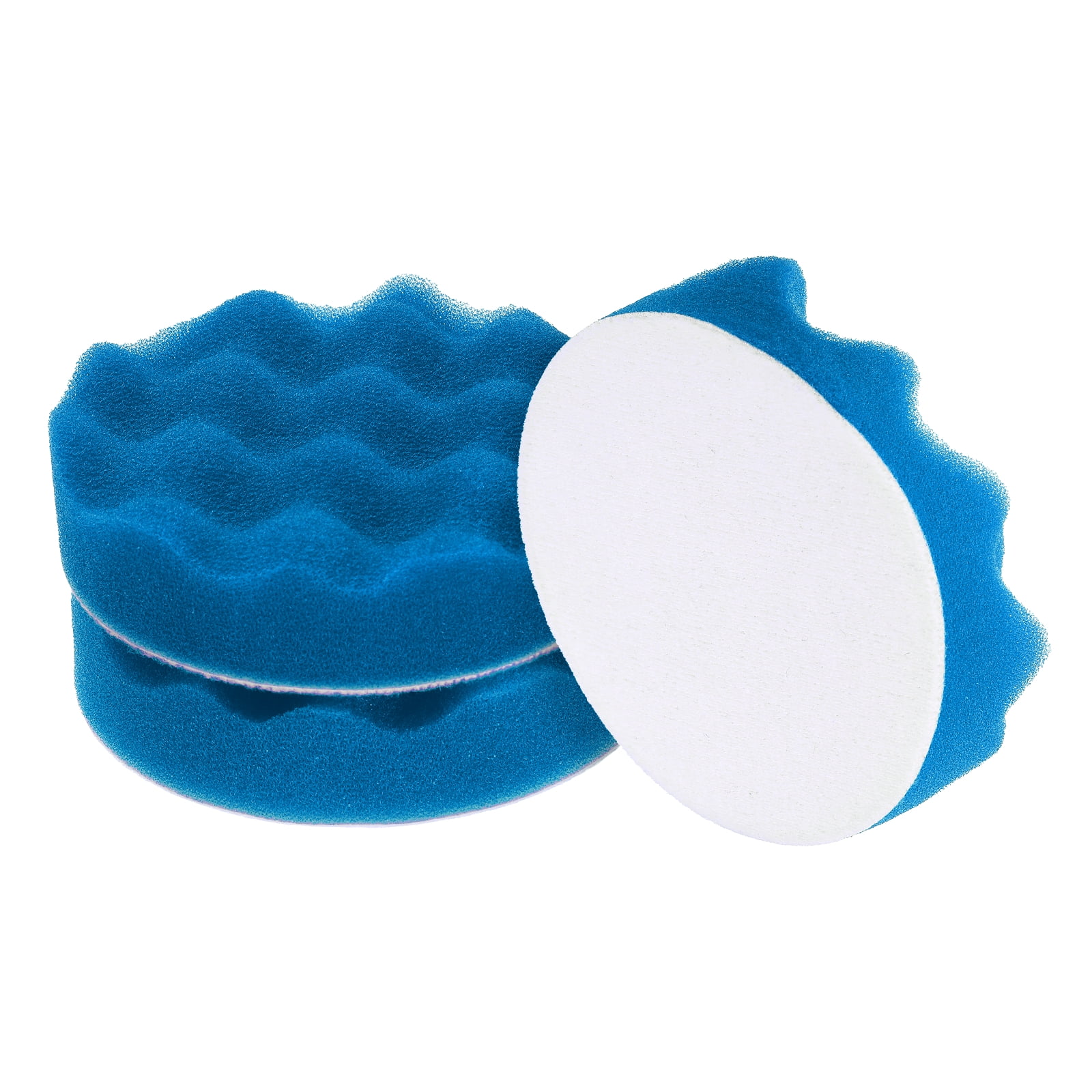 Uxcell 3pcs Buffing Sponge Pads 4" Polishing Wheel Waffle Finishing ...