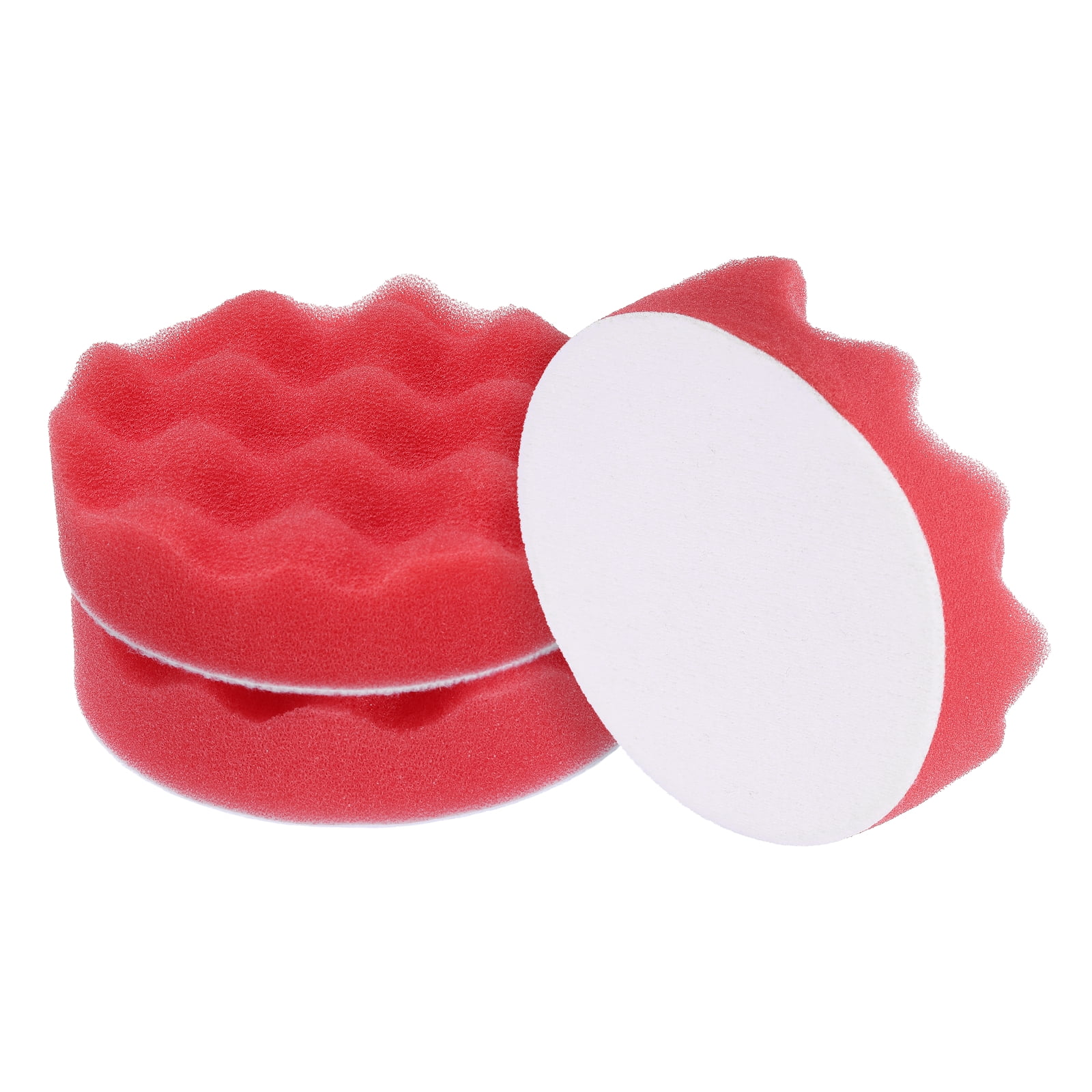 Uxcell 3pcs Buffing Sponge Pads 4" Polishing Wheel Waffle Finishing ...