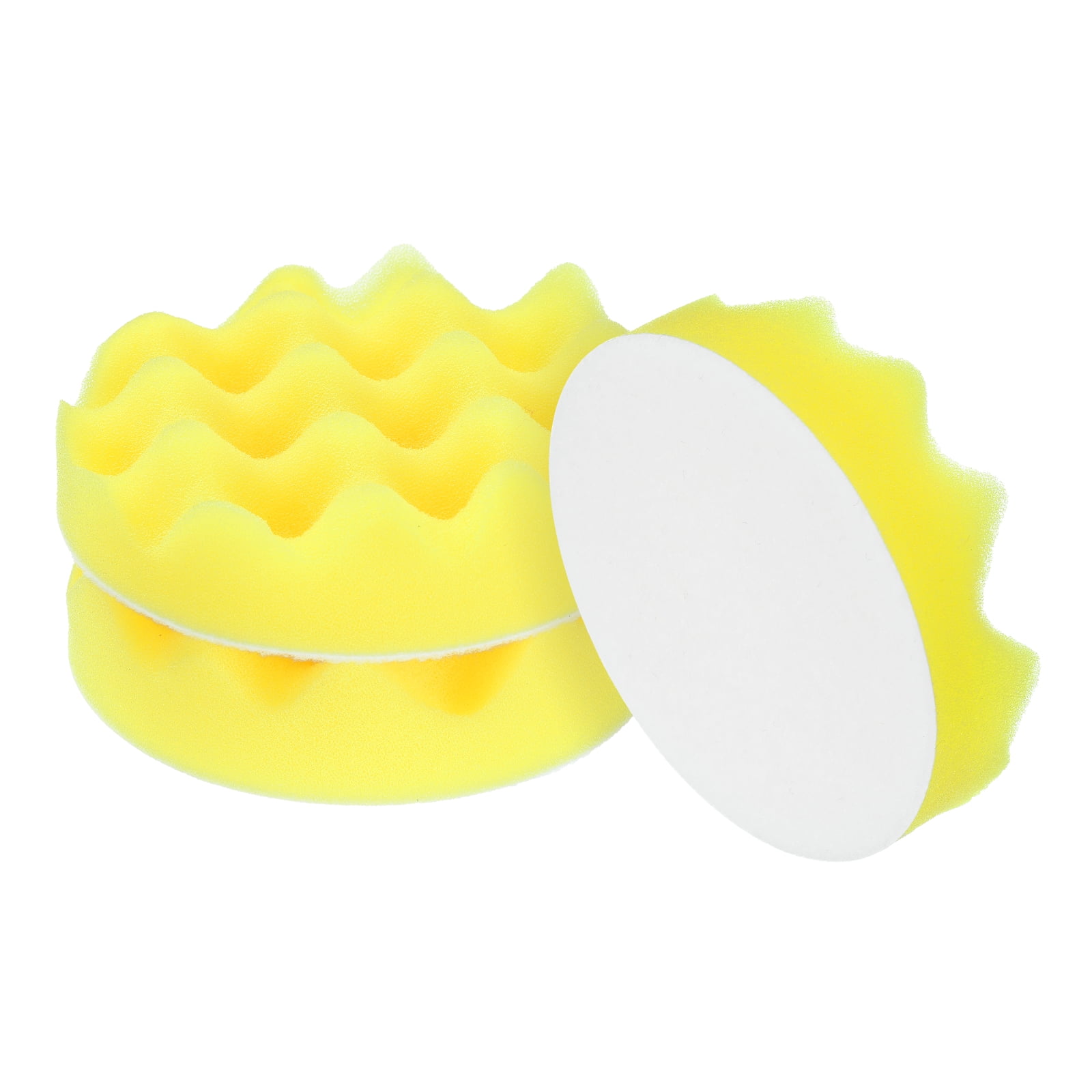 Uxcell 3pcs Buffing Sponge Pads 4" Polishing Wheel Waffle Finishing ...