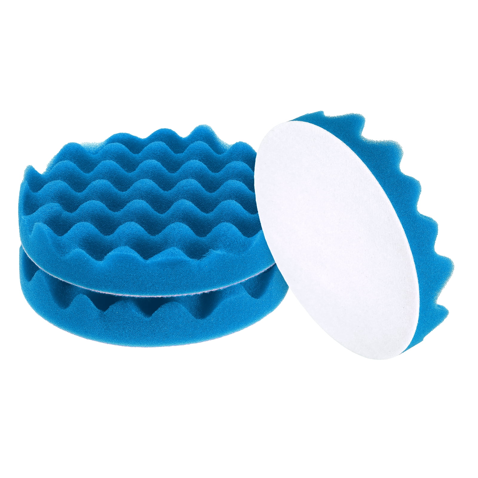 Uxcell 3pcs Buffing Sponge Pads 6" Polishing Wheel Waffle Finishing ...