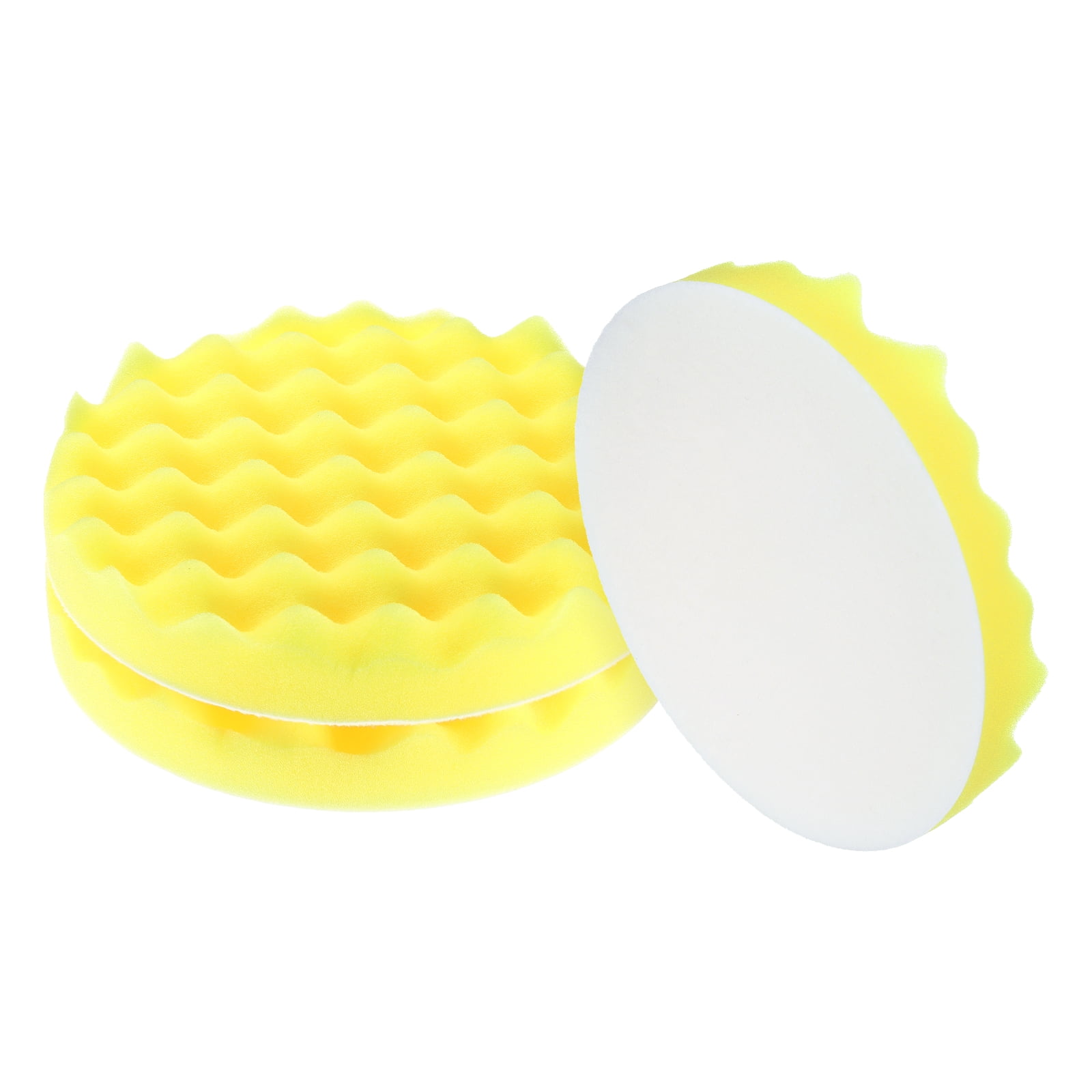 Uxcell 3pcs Buffing Sponge Pads 7" Polishing Wheel Waffle Finishing ...