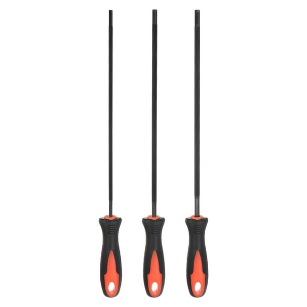 Uxcell 3pcs Chainsaw File 5/32"(4mm) 3/16"(4.8mm) 7/32"(5.5mm) High ...