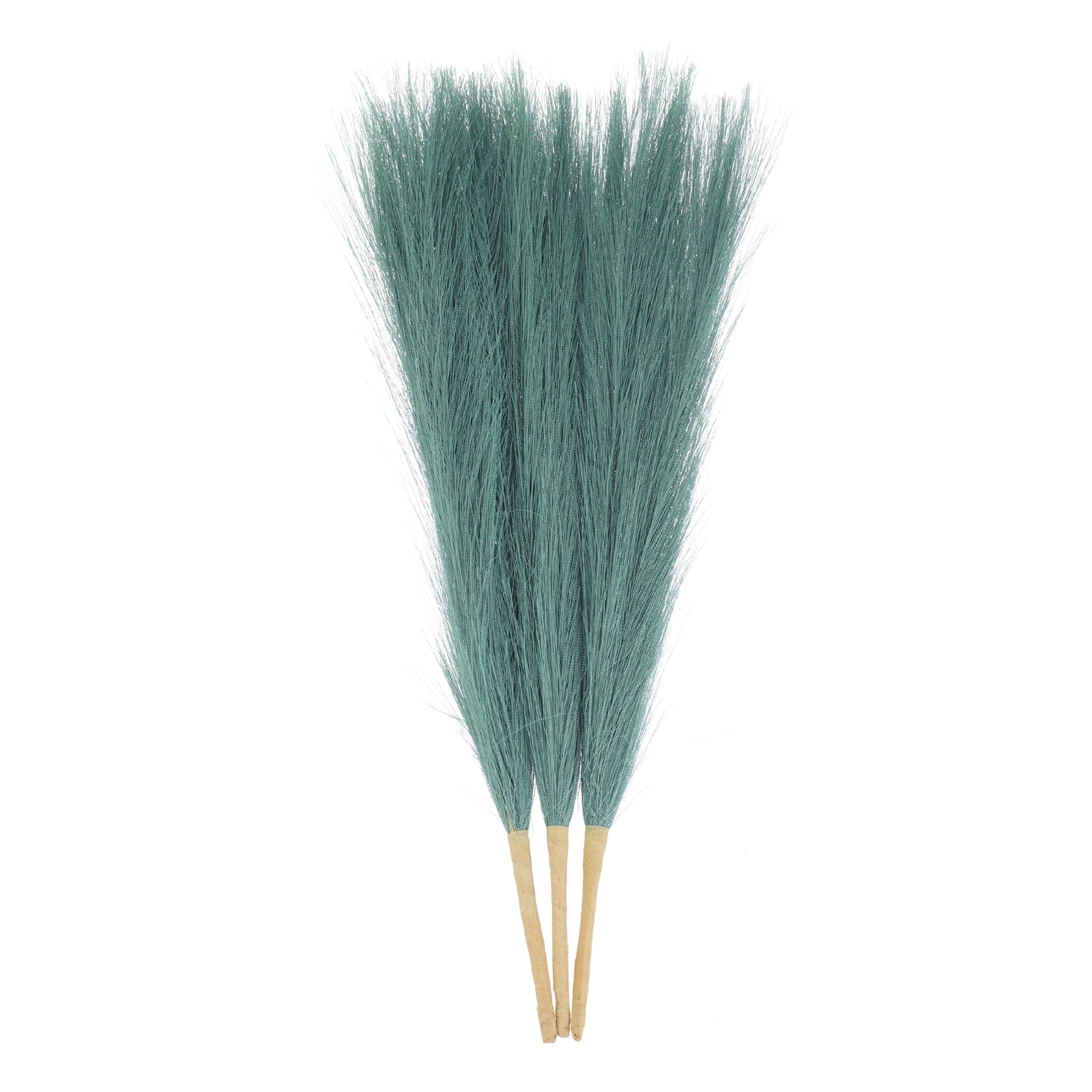 Uxcell 3pcs Dried Faux Pampas Grass 17 Inch Artificial Fake Fluffy ...