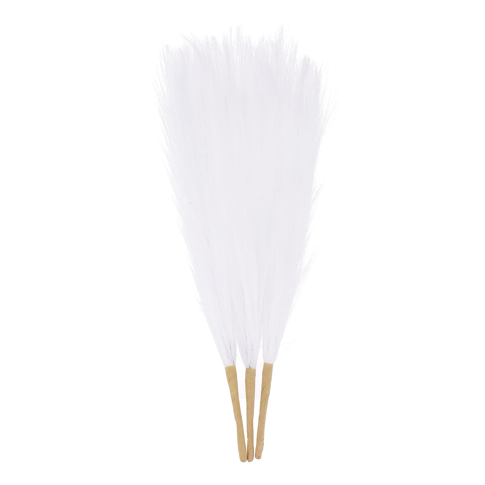 Uxcell 3pcs Dried Faux Pampas Grass 17 Inch Artificial Fake Fluffy ...