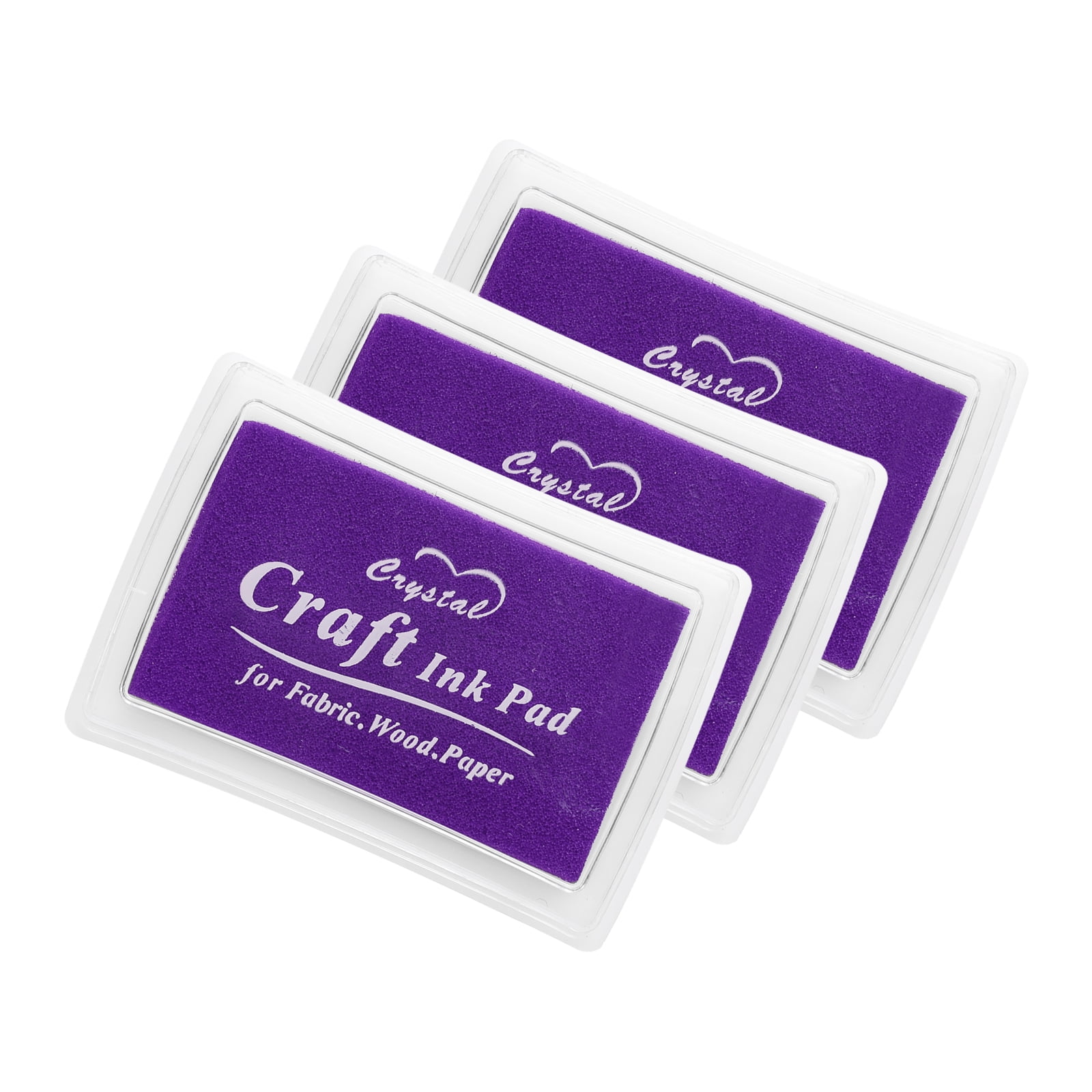 Uxcell 3pcs Finger Ink Pad for Rubber Stamps Craft, 15 x 24" Washable ...