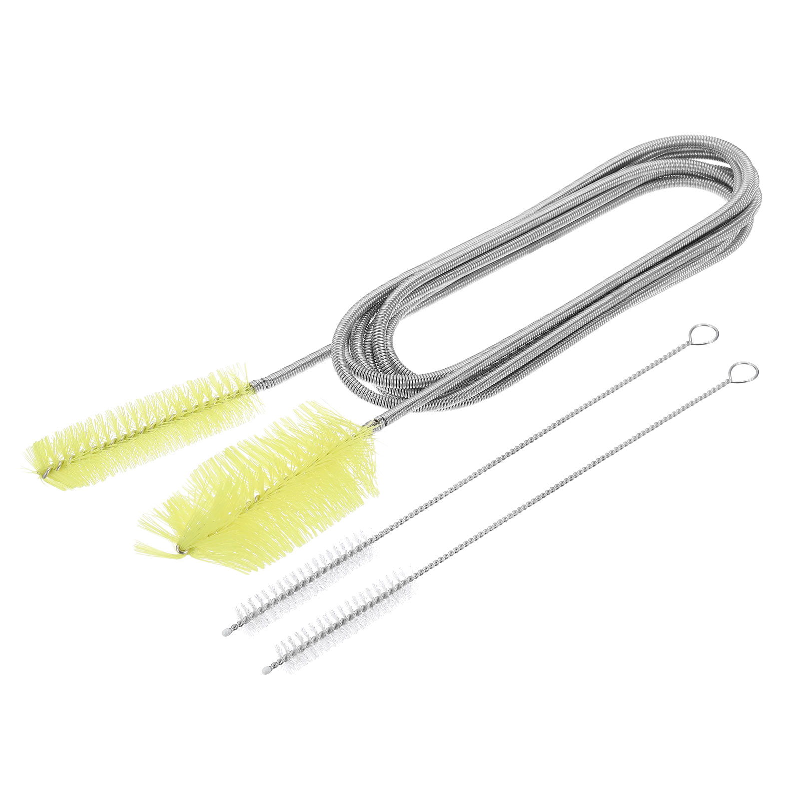Uxcell 3pcs Flexible Drain Brush Straw Cleaner Set 78.74" Tube Cleaning ...