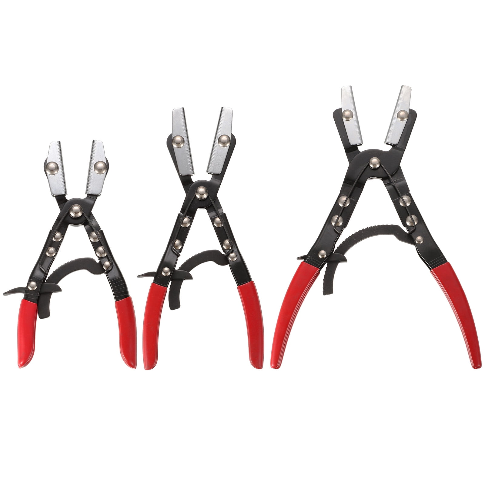 Uxcell 3pcs Hose Pinch Off Pliers 8" 10" 12" Carbon Steel Automatic ...