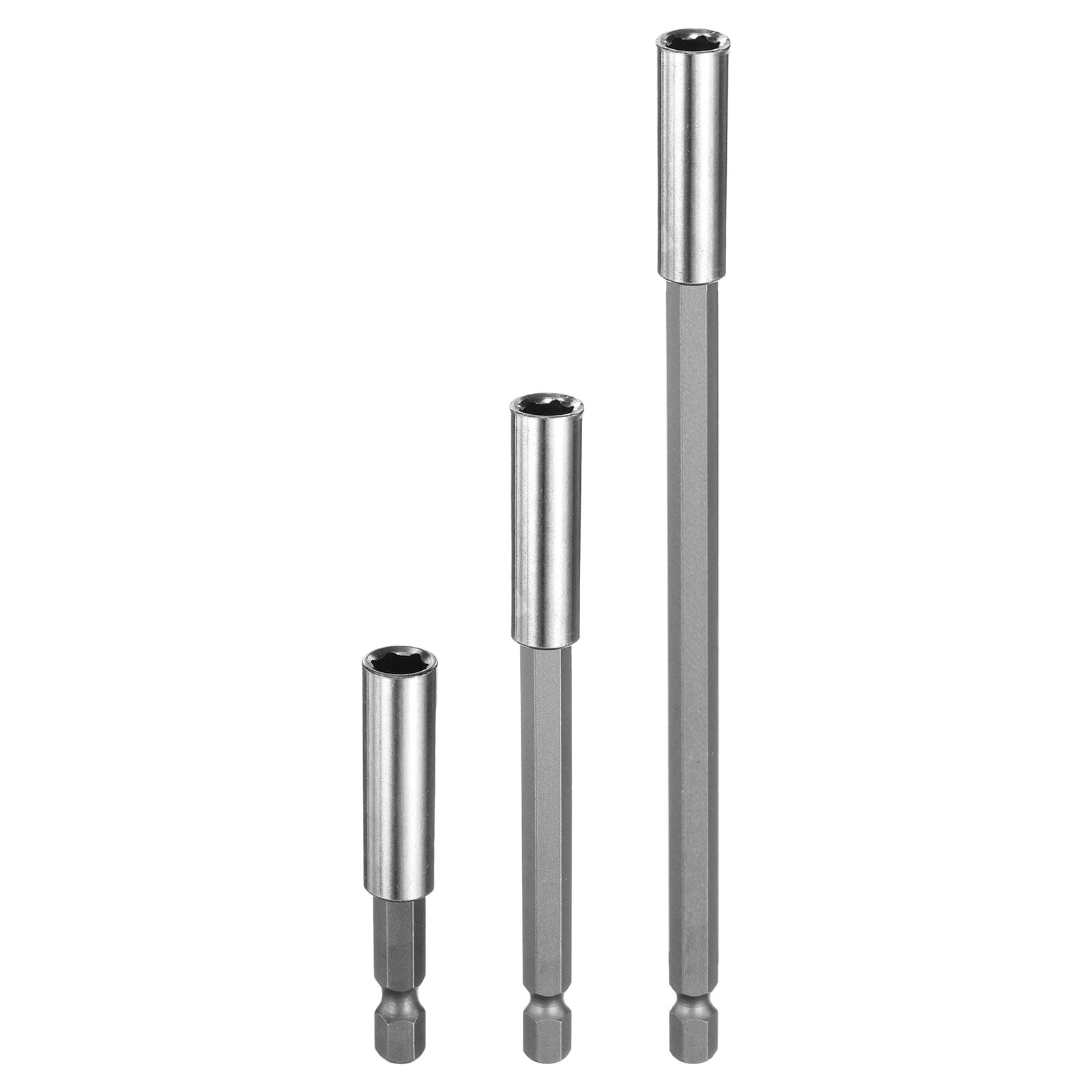 Uxcell 3pcs Magnetic Bit Holder 2.4" 4" 6" Length 1/4" Hex Shank Cr-V ...