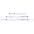 Uxcell 3pcs Metal Straight Ruler 6/8/12 Inch(15/20/30cm) Metric ...