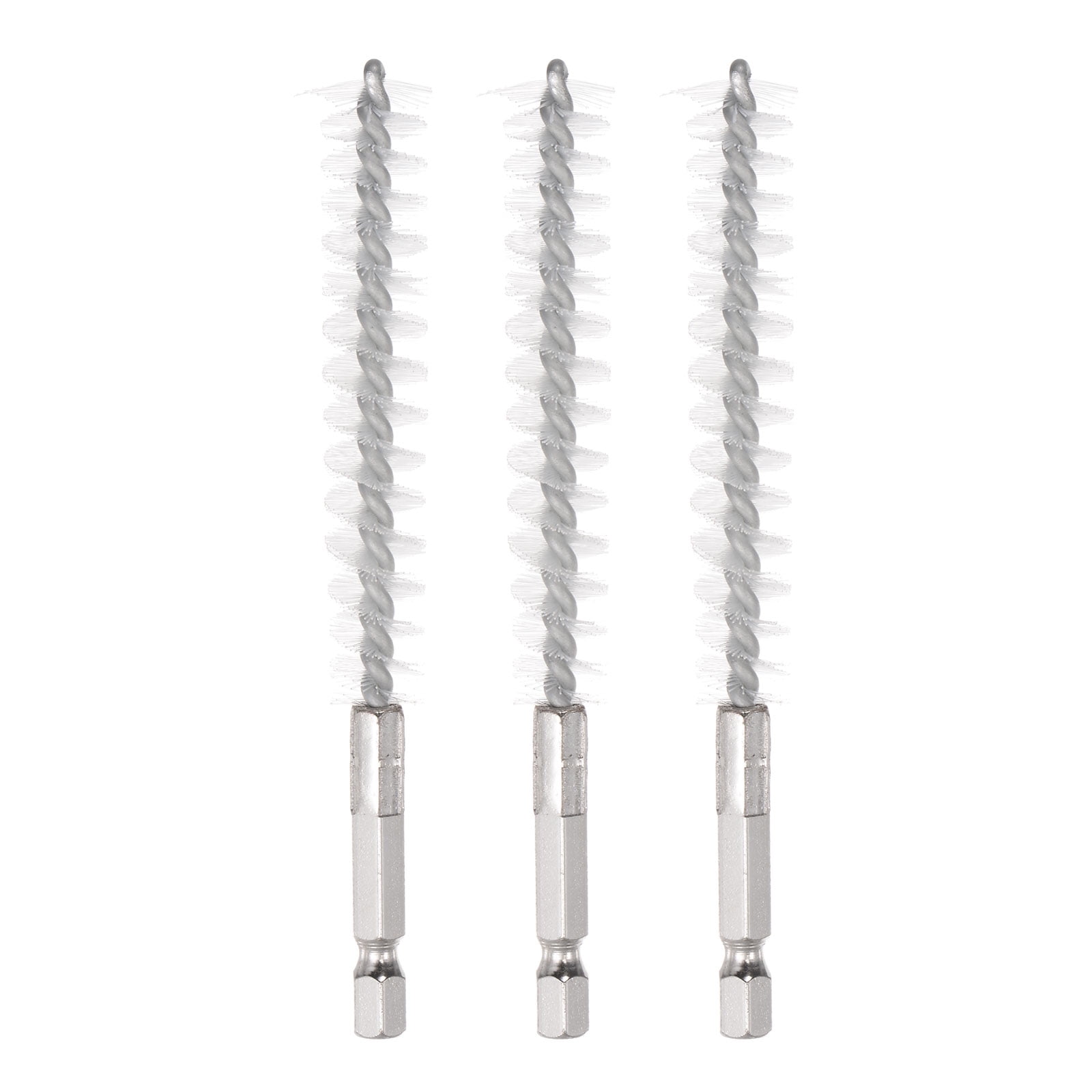 Uxcell 3pcs Nylon Bore Brush 12mm Dia Cleaning Wire Brush with Handle 1 ...
