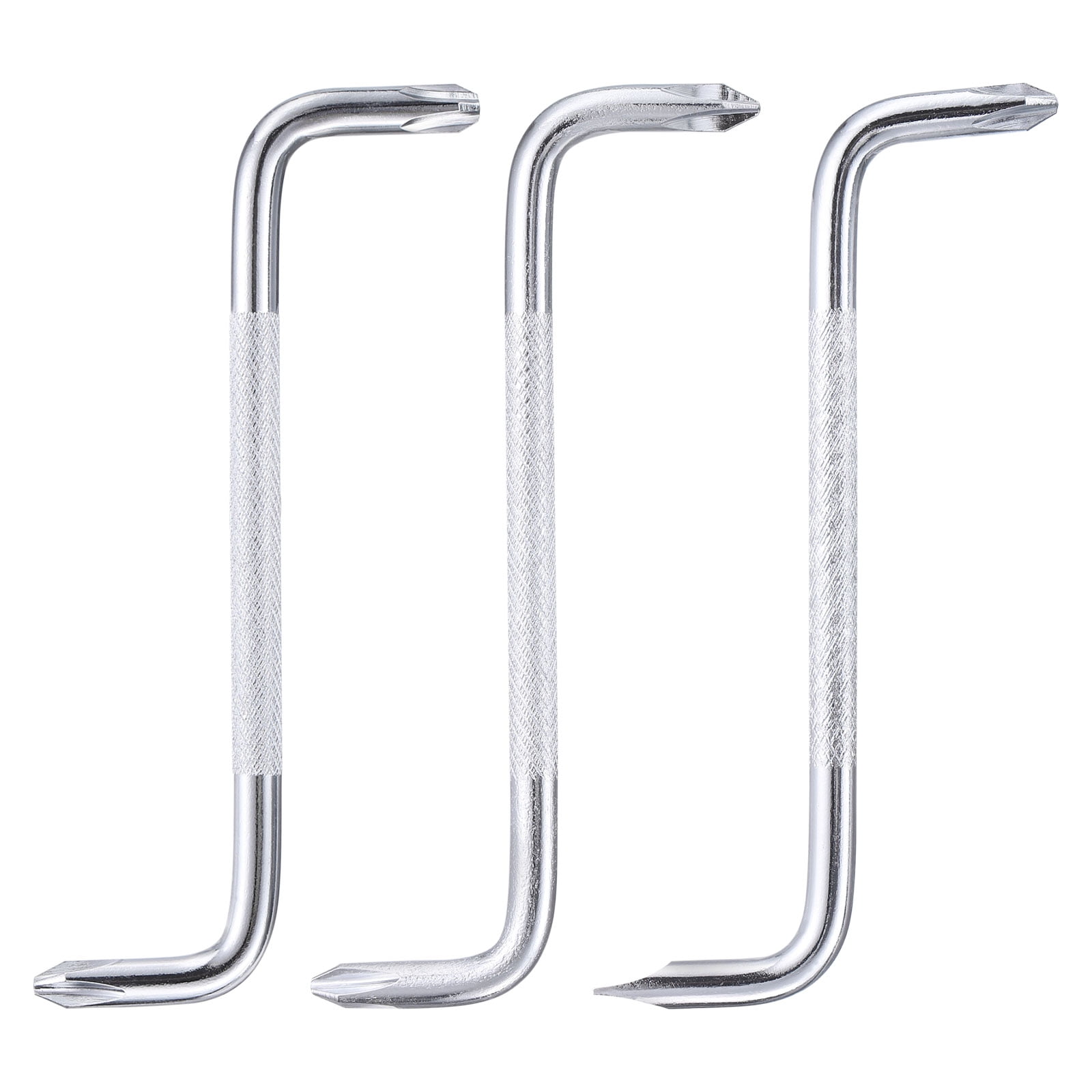 Uxcell 3pcs Offset Screwdriver Set PH3/PH2 PH2/PH1 PH2/SL6 Phillips ...