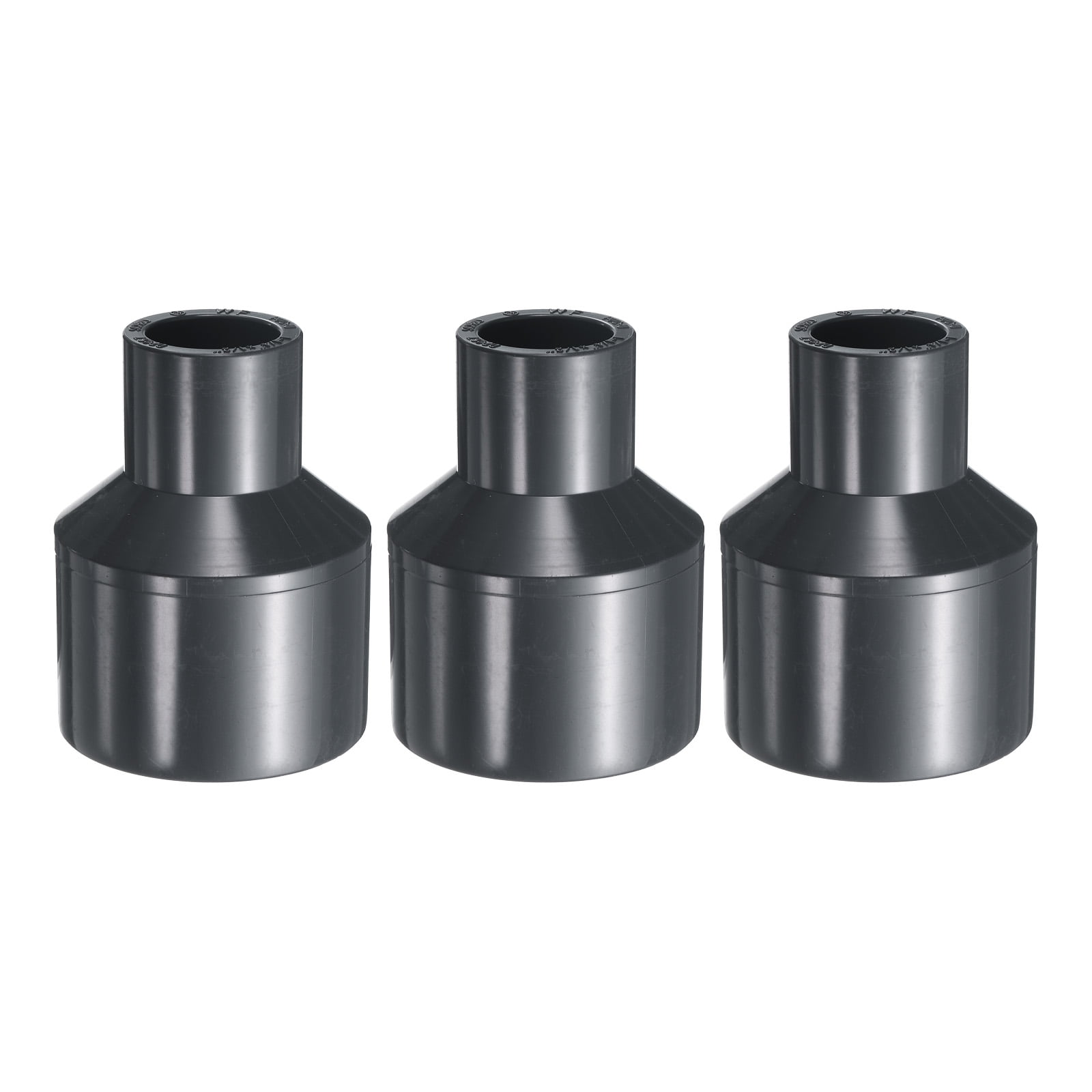 Uxcell Reducing Coupling Increaser Reducer Coupling Pipe Fittings Black ...