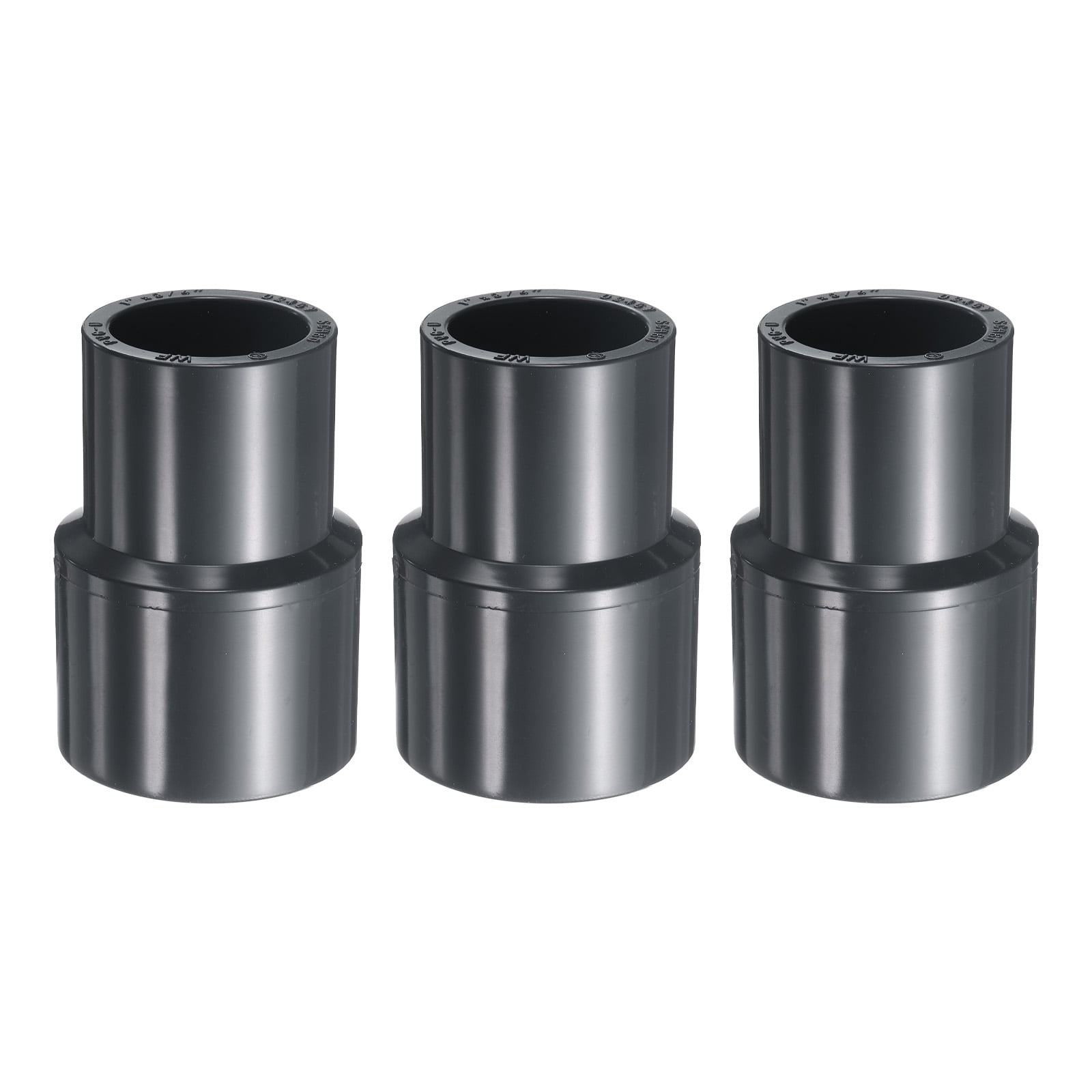 Uxcell Reducing Coupling Increaser Reducer Coupling Pipe Fittings Black ...