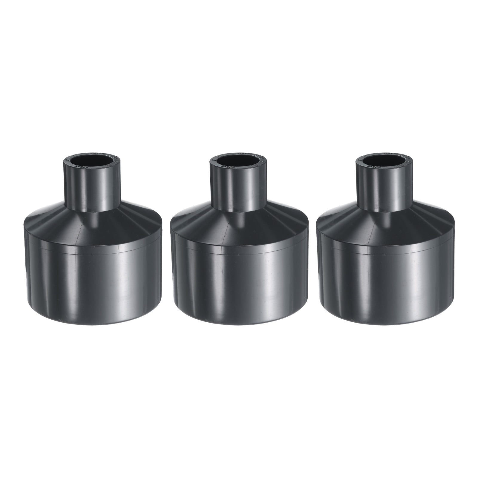 Uxcell 3pcs PVC Reduce Coupling 2 x 1/2" Increaser/Reducer Coupling ...