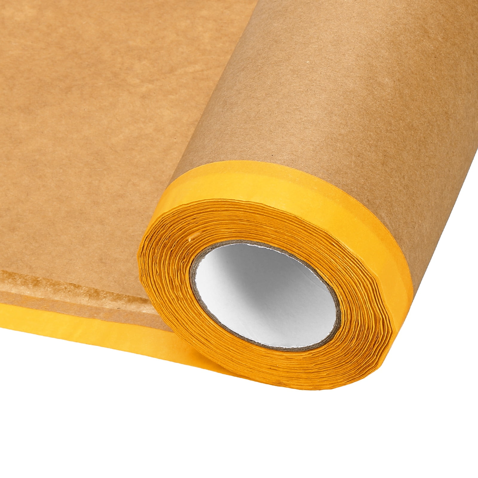 Uxcell 3pcs Pre-Taped Masking Paper, 12" x 49 ft Paint Adhesive ...
