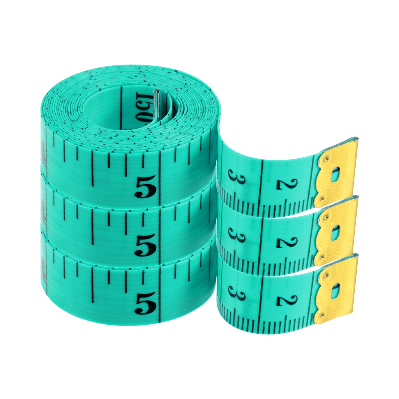 Uxcell 3pcs Soft Tape Measure 150cm/60" Double Scale Inch & Metric ...