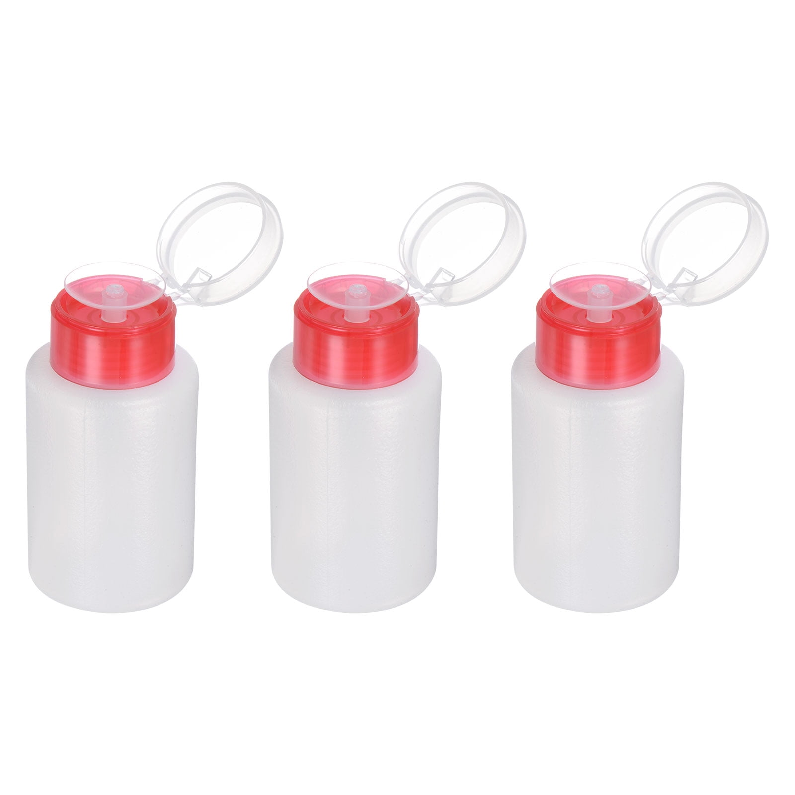 Uxcell 3pcs Solvent Alcohol Dispensers 180ml(6.1oz) Straight Push Down ...