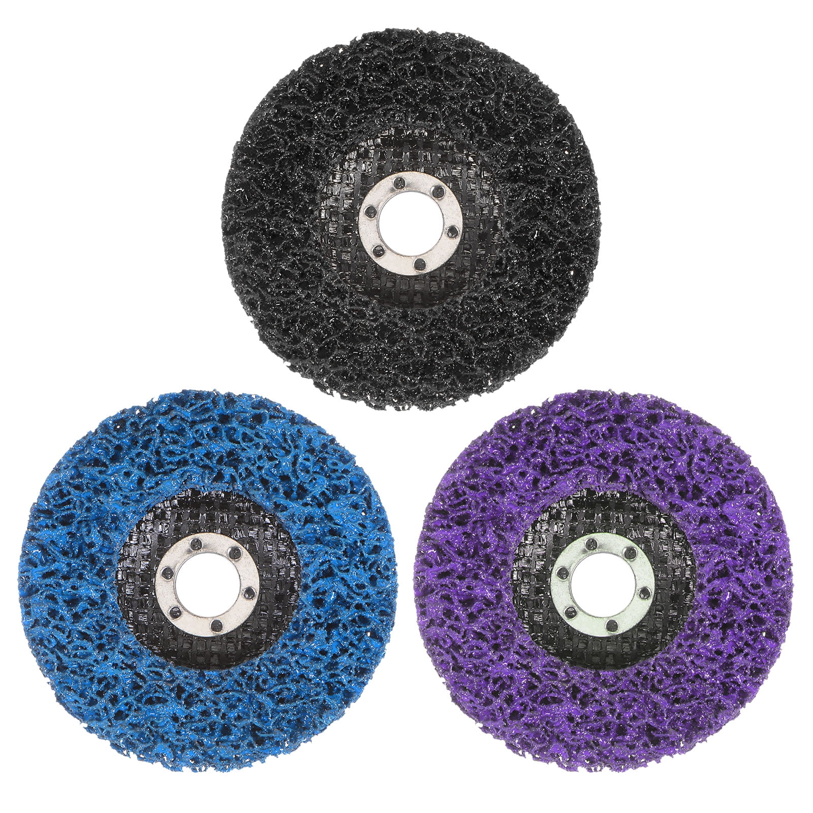 Uxcell 3pcs Strip Discs Stripping Wheels 4"x5/8" Rust Remover Abrasive ...