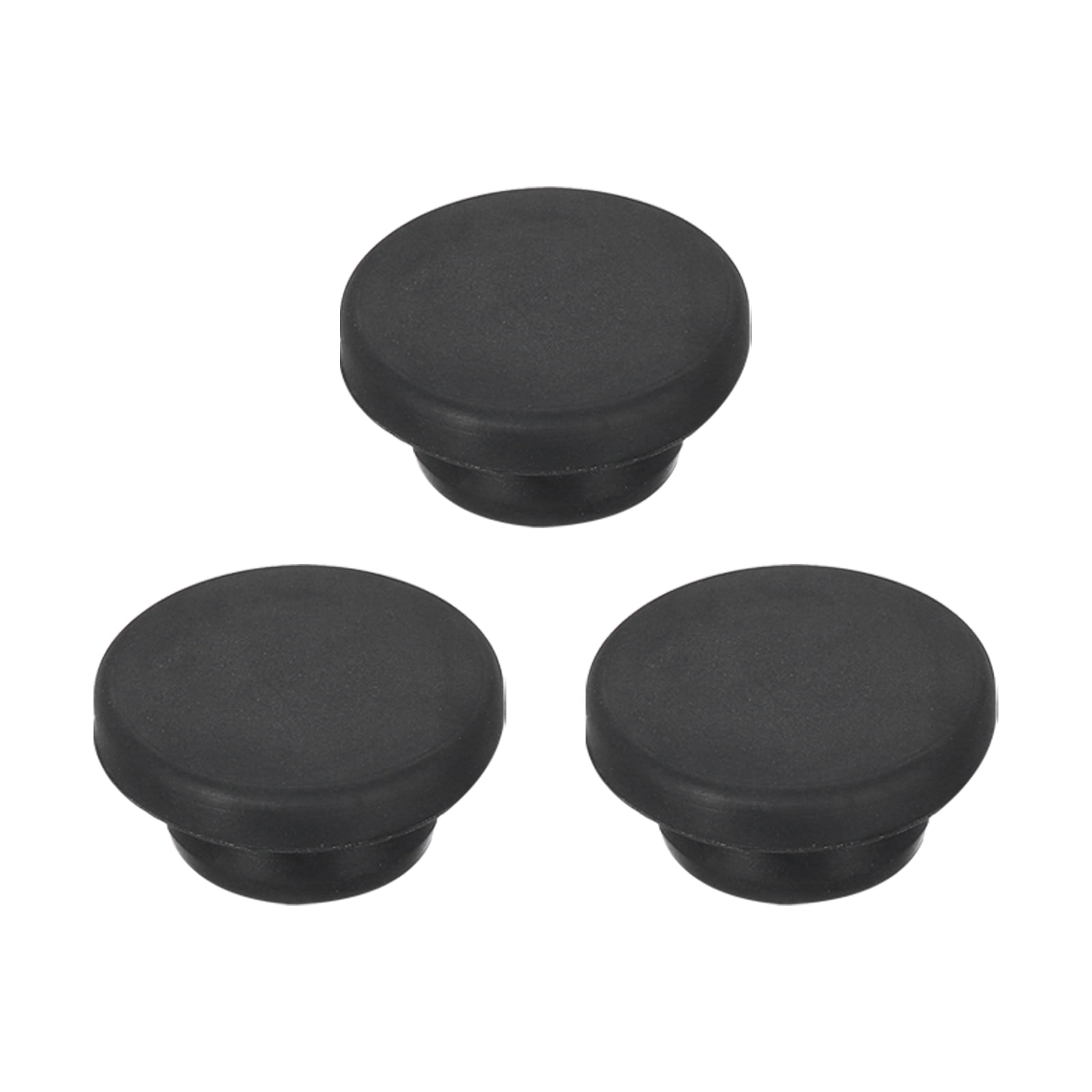 Uxcell 3pcs T-Shaped Silicone Plugs 26mm 1 Inch Dia Snap in Plug Hole ...