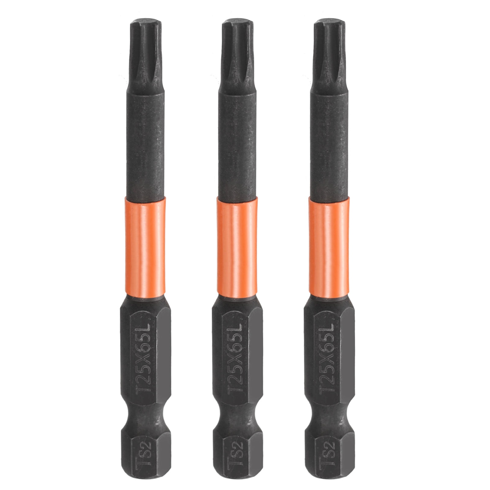 Uxcell 3pcs T25 Torx Head Screwdriver Bit 2.56" Long 1/4" Hex Shank ...