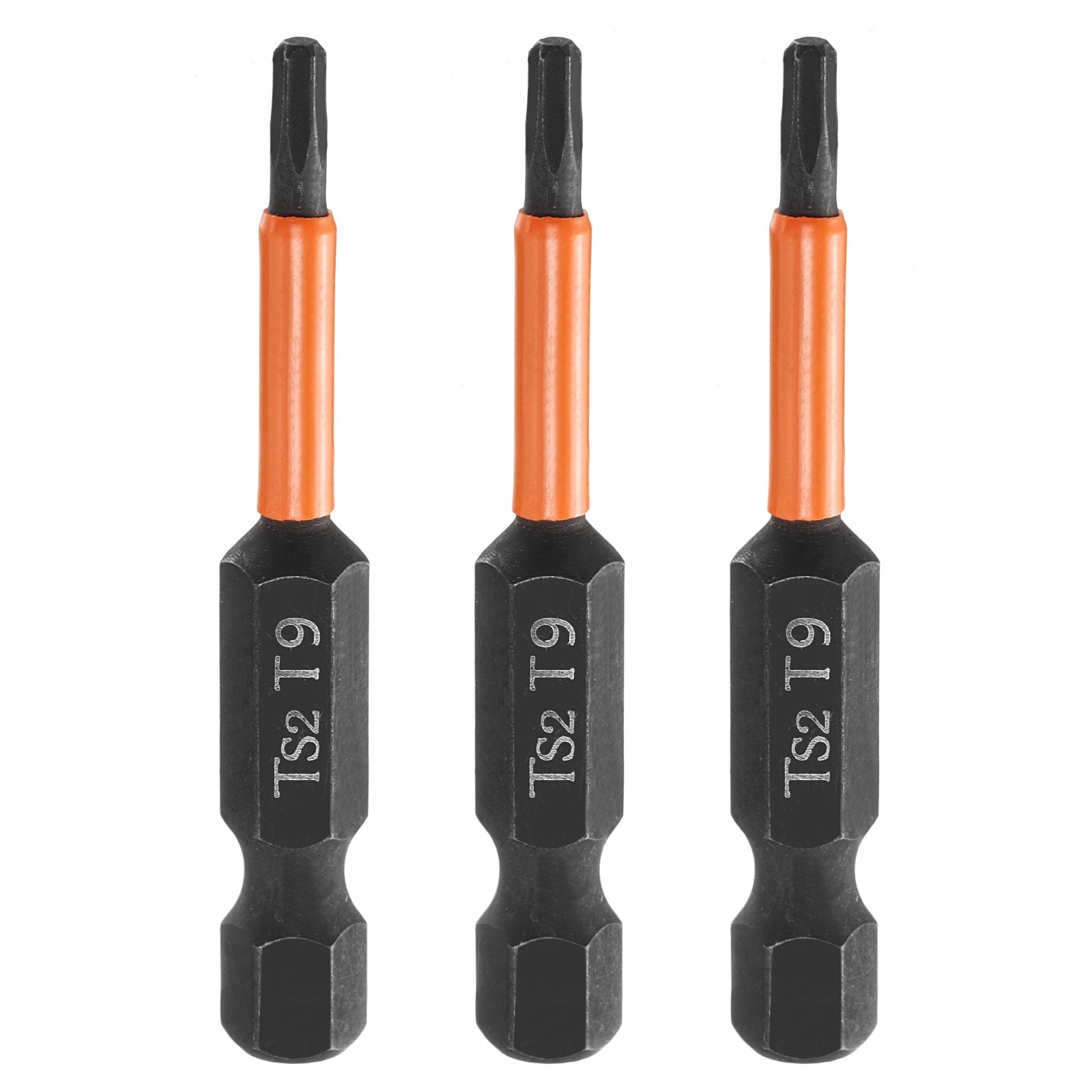Uxcell 3pcs T9 Torx Head Screwdriver Bit 2" Long 1/4" Hex Shank ...