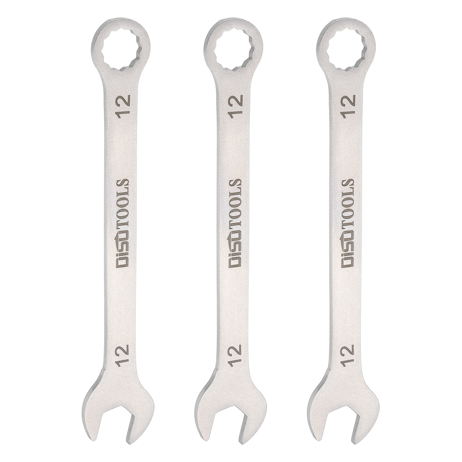 Uxcell 3pcs Thin Combination Wrench Metric 12mm 6-Point Ended Box 15 ...