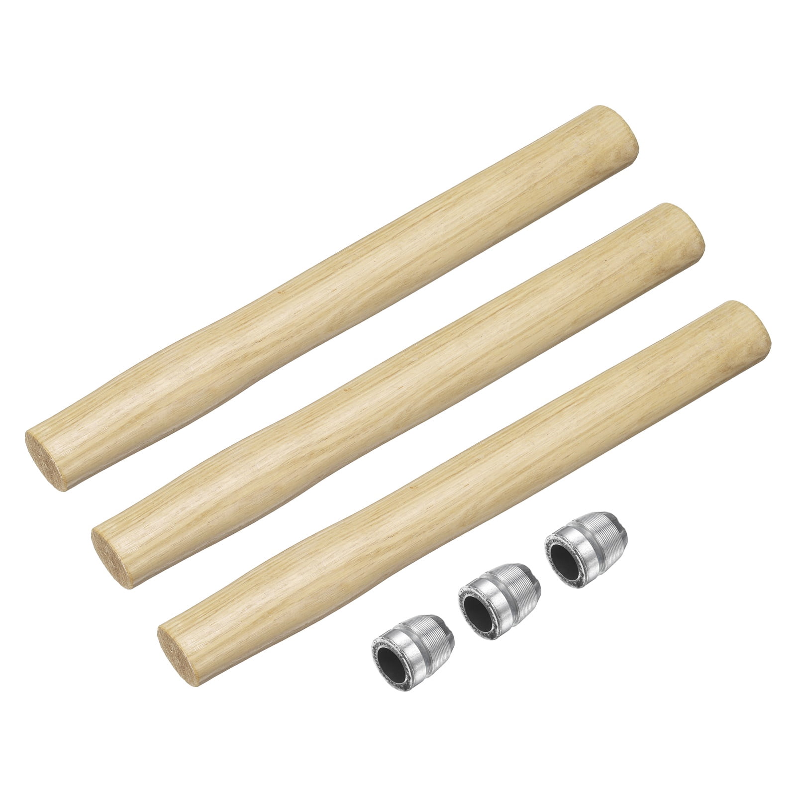 Uxcell 3pcs Wood Sledge Hammer Handle 12.2" Hammer Wooden Replacement ...