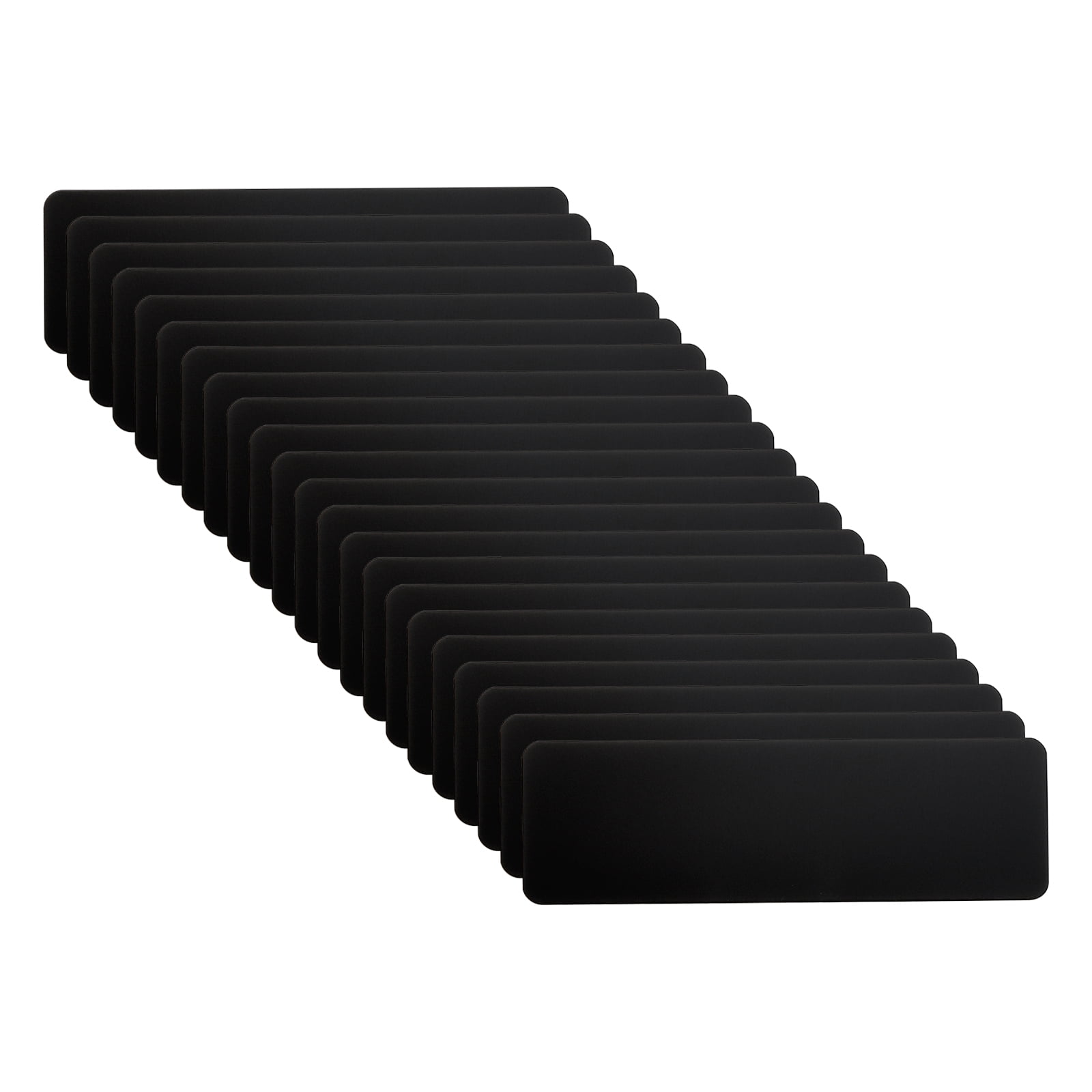 Uxcell 3x1 Inch Anodized Aluminum Sheet Metal, Self Adhesive Laser ...