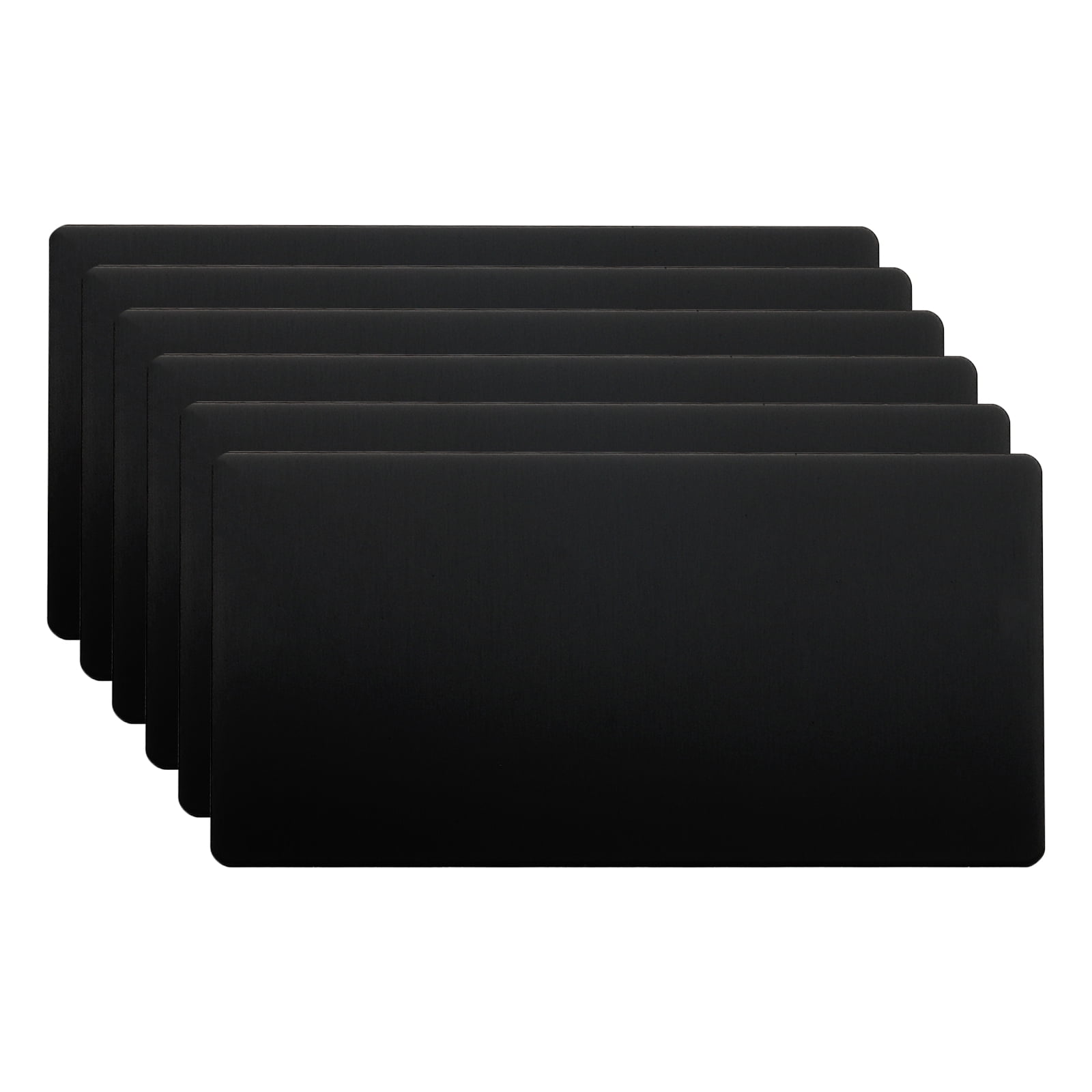 Uxcell 3x2 Inch Anodized Aluminum Sheet Metal, Self Adhesive Laser ...