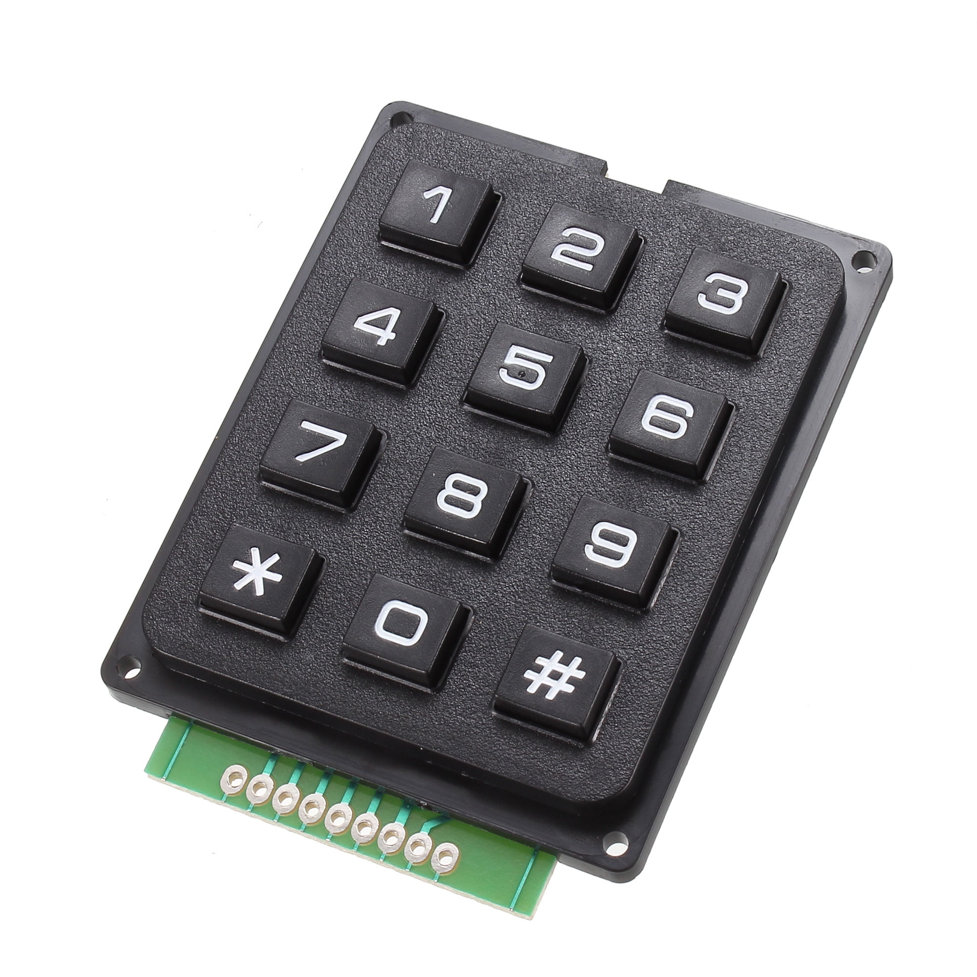 Uxcell 3x4 Matrix 12 Keypad Keyboard Module 12 Buttons for MCU ...