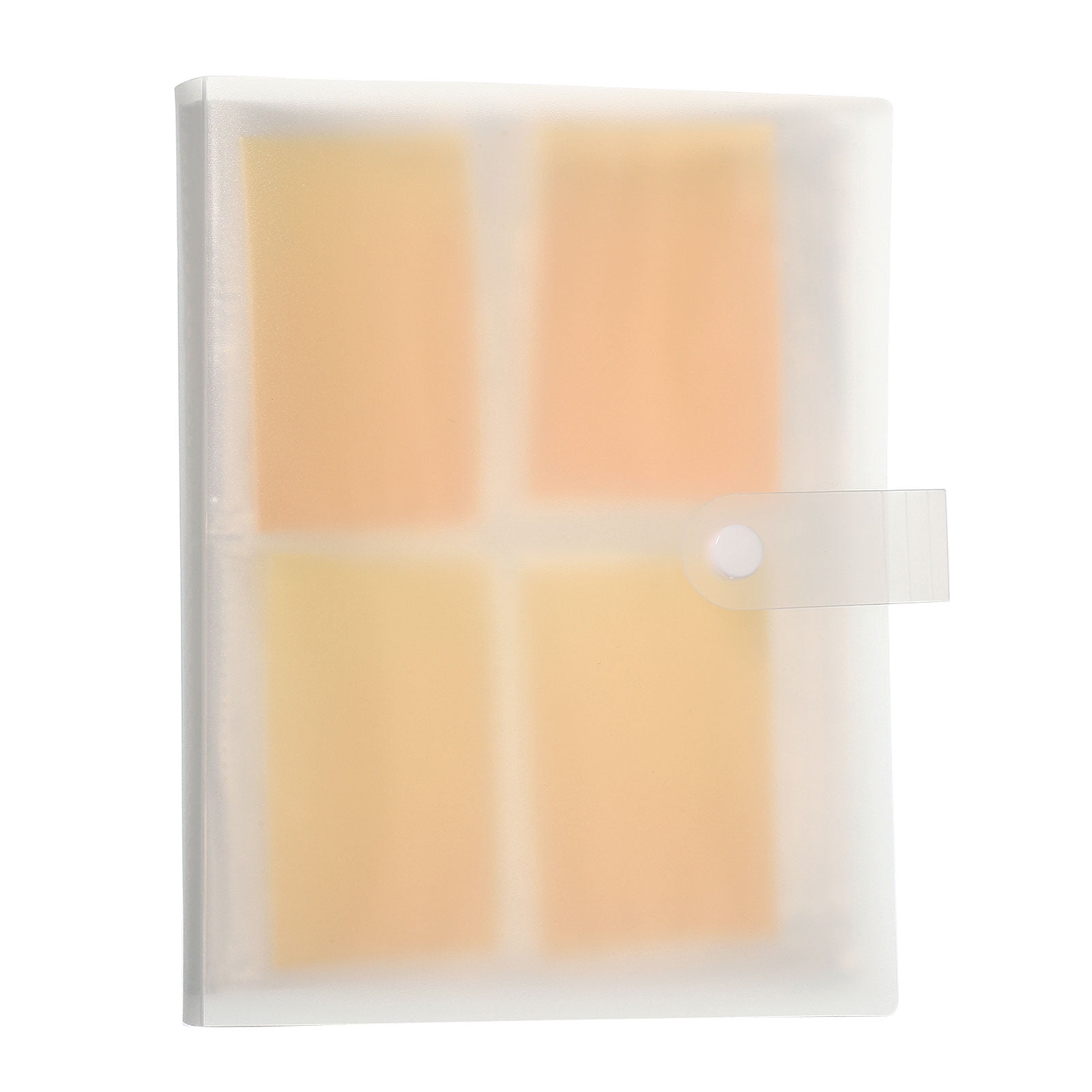 Uxcell 3" x 5" Index Cards Holder 40 Page Hold 160 Cards Cards Sleeve ...