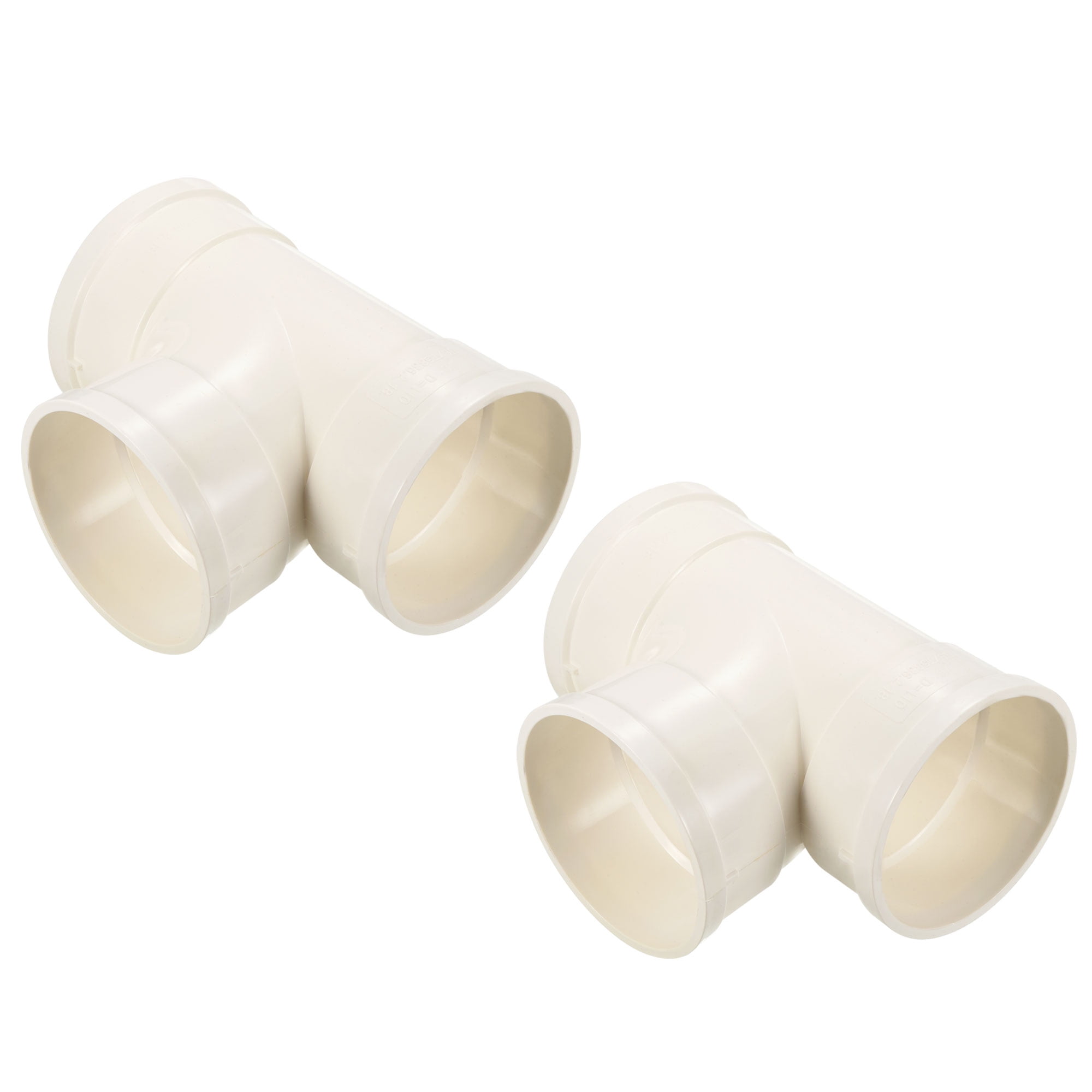 Uxcell 4.29inch Pipe Fitting, 2pack Splitter Duct Reducing 4 ways Hose ...