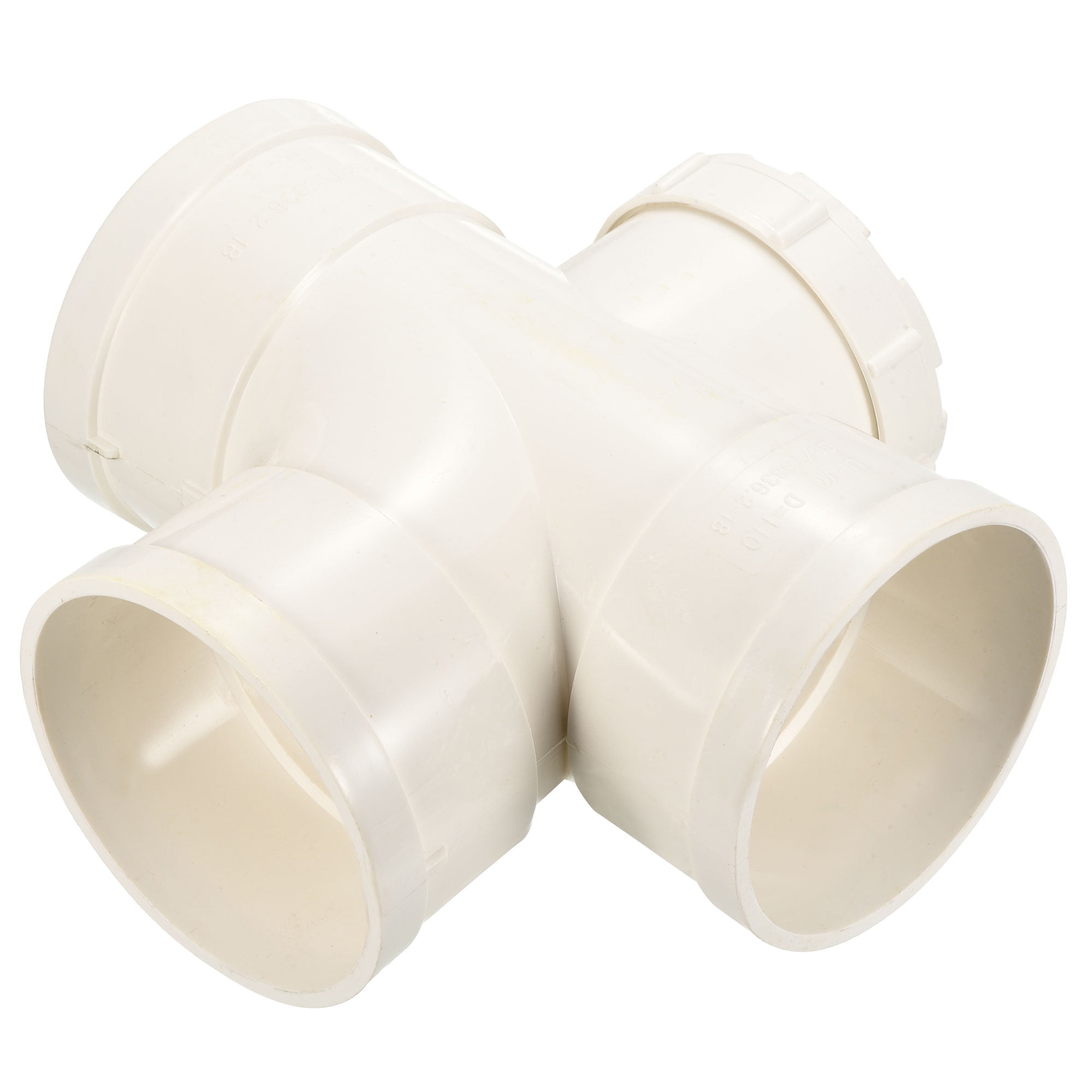 Uxcell 4.29inch Pipe Fitting,Splitter Duct 3 ways with caps Hose ...