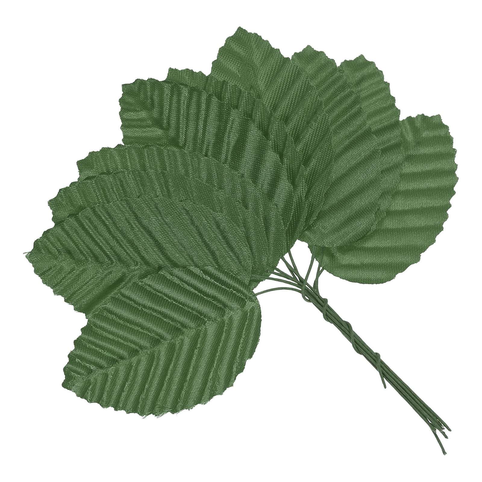 Uxcell 4.3" Artificial Silk Leaf Artificial Leaves Stems Bulk Fake Rose ...