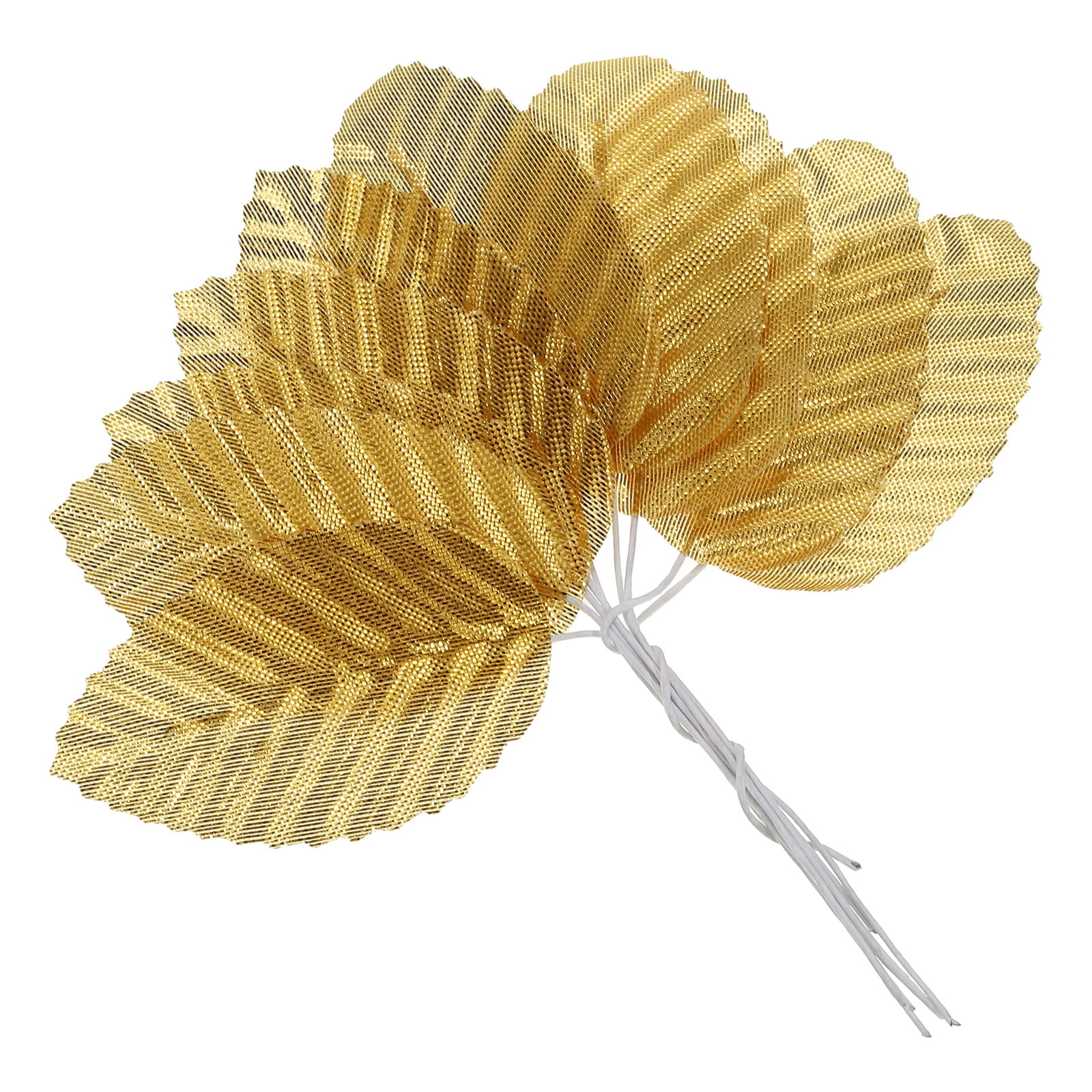 Uxcell 4.3" Artificial Silk Leaf Artificial Leaves Stems Bulk Fake Rose ...