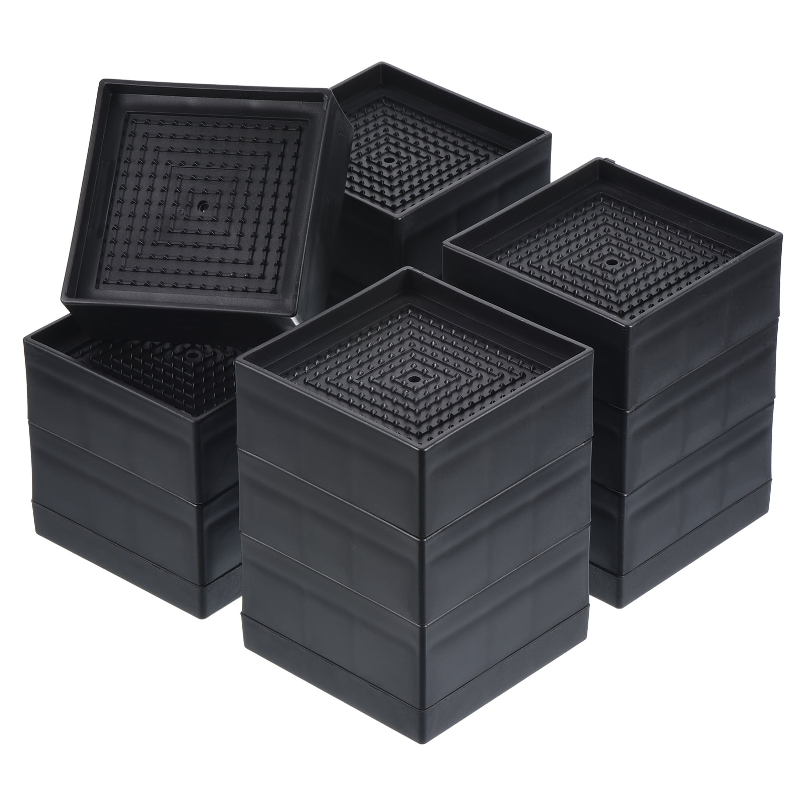 Uxcell 4.3" Bed Risers Furniture Risers Bed Lifters Couch Desk Sofa ...