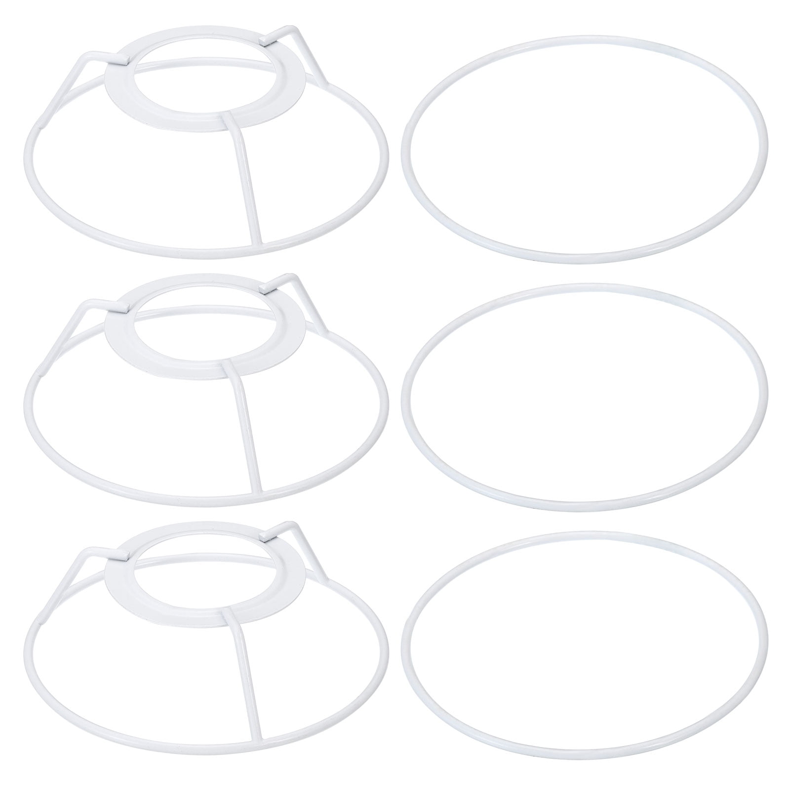 Uxcell 4.3" E26 E27 Lamp Shade Ring Frame with European Fitter, 3pcs ...