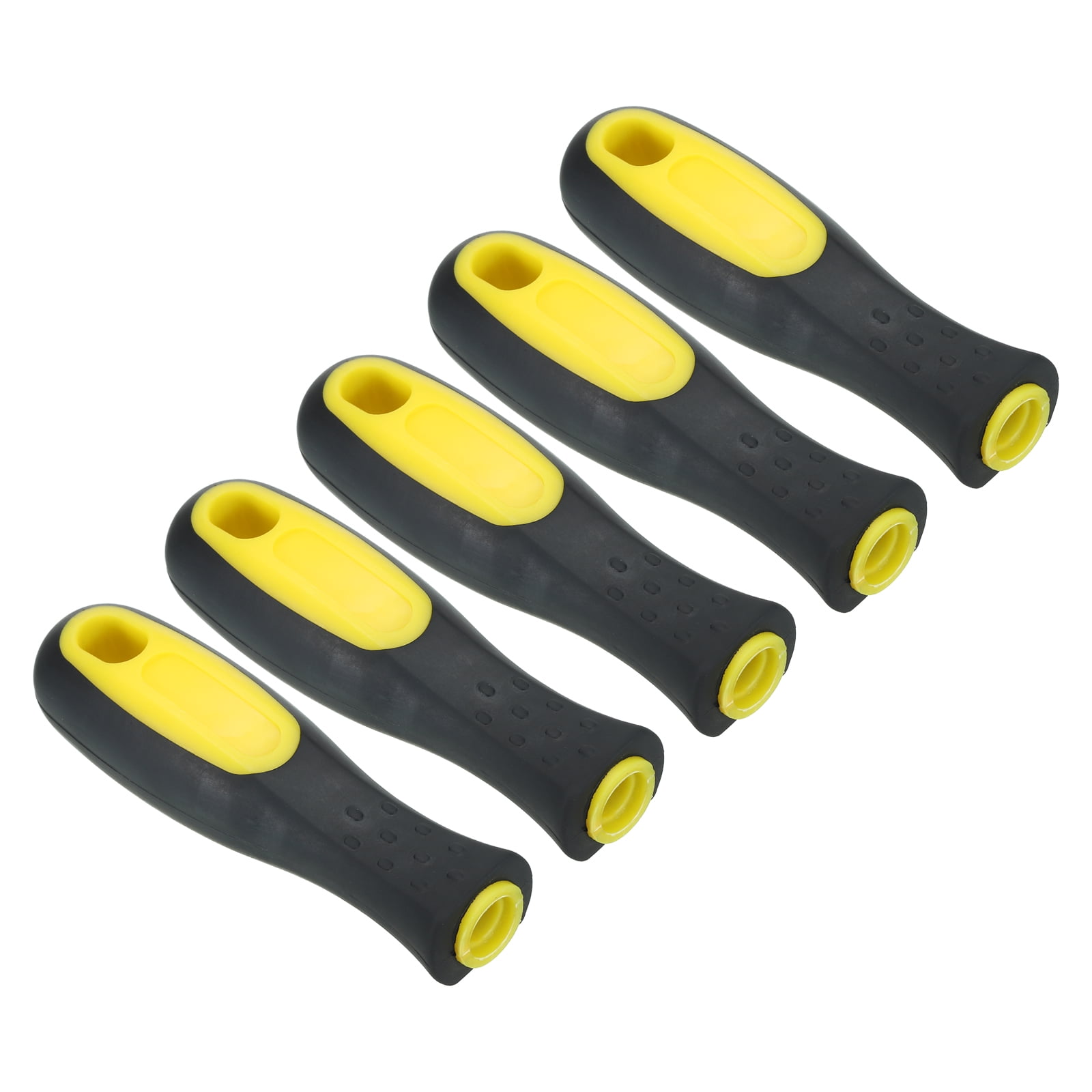 Uxcell 4.3 Inch Rubber File Handle, 5Pack File Cutting Tool File Handle ...