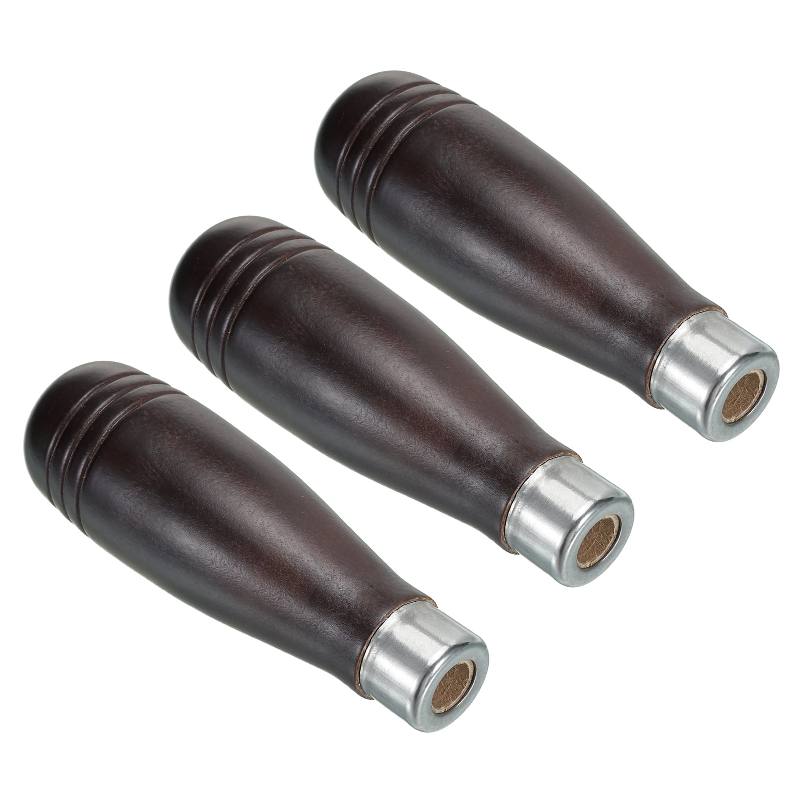 Uxcell 4.3 Inch Wood File Handle, 3Pack File Cutting Tool File Handle ...