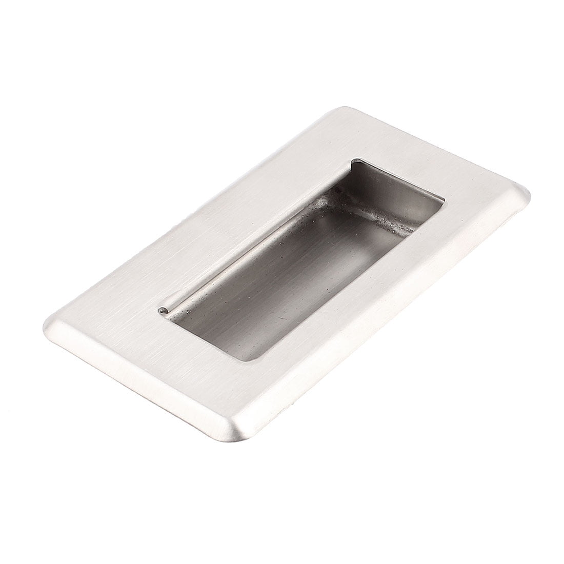 Uxcell 4.3" Long Stainless Steel Rectangular Furniture Door Flush ...