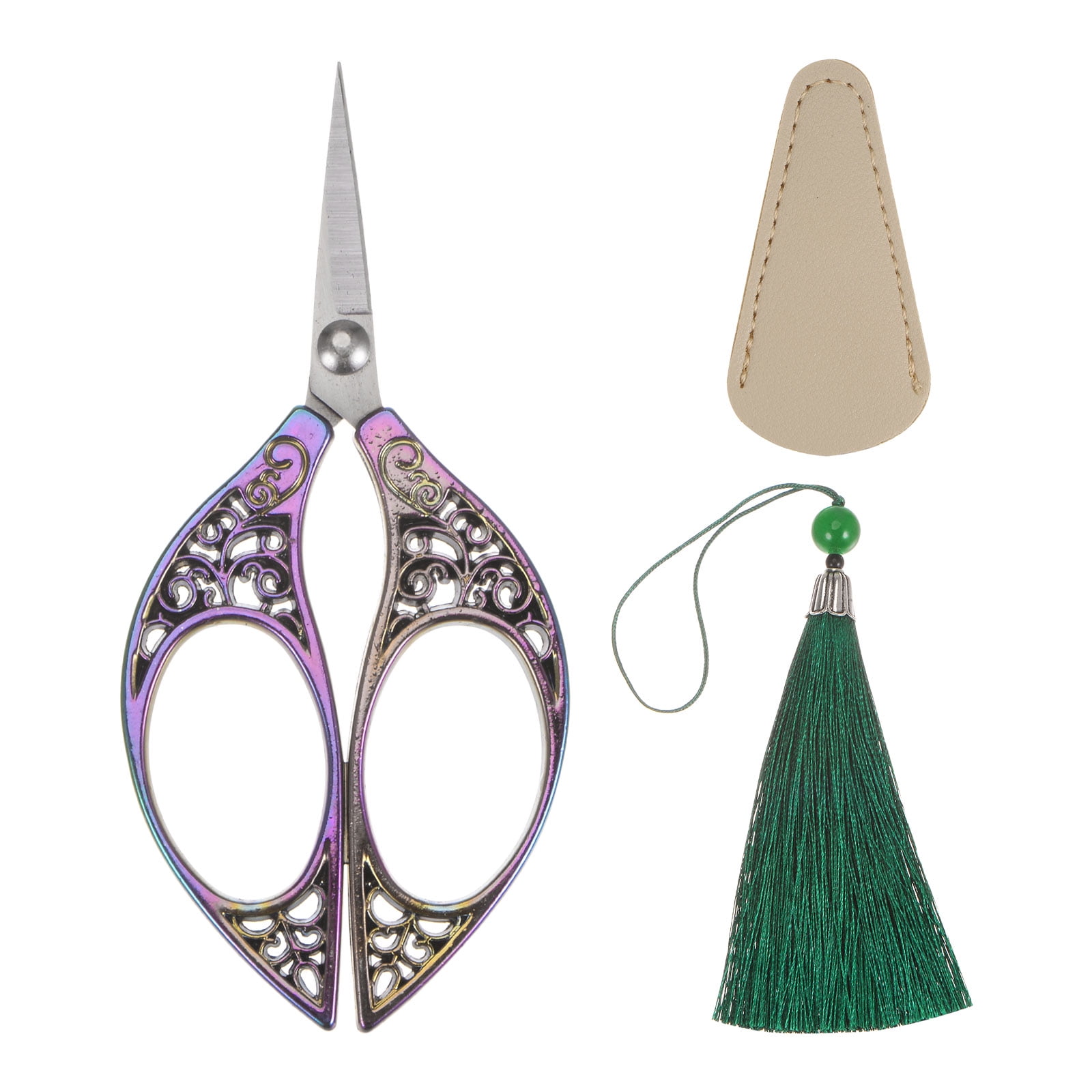 Uxcell 4.3" Stainless Steel Vintage Mini Embroidery Sewing Scissors ...