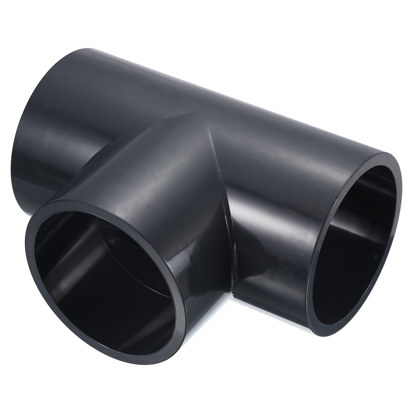 Uxcell 4" 3 Way UPVC Tee Pipe Fittings, Joint Coupling Pipe Adapter for ...