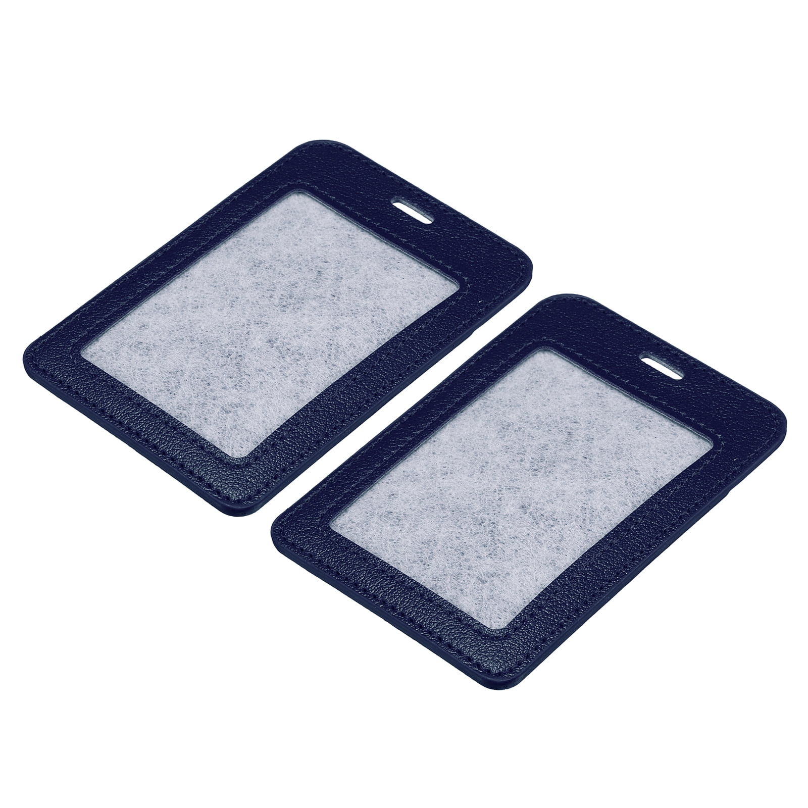 Uxcell 4.3"x2.8" Vertical Badge Holders Clear ID Window with 1 Card ...