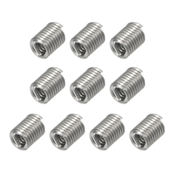 Uxcell 4-40 UNC 2.5D 304 Stainless Steel Wire Thread Inserts Screw ...